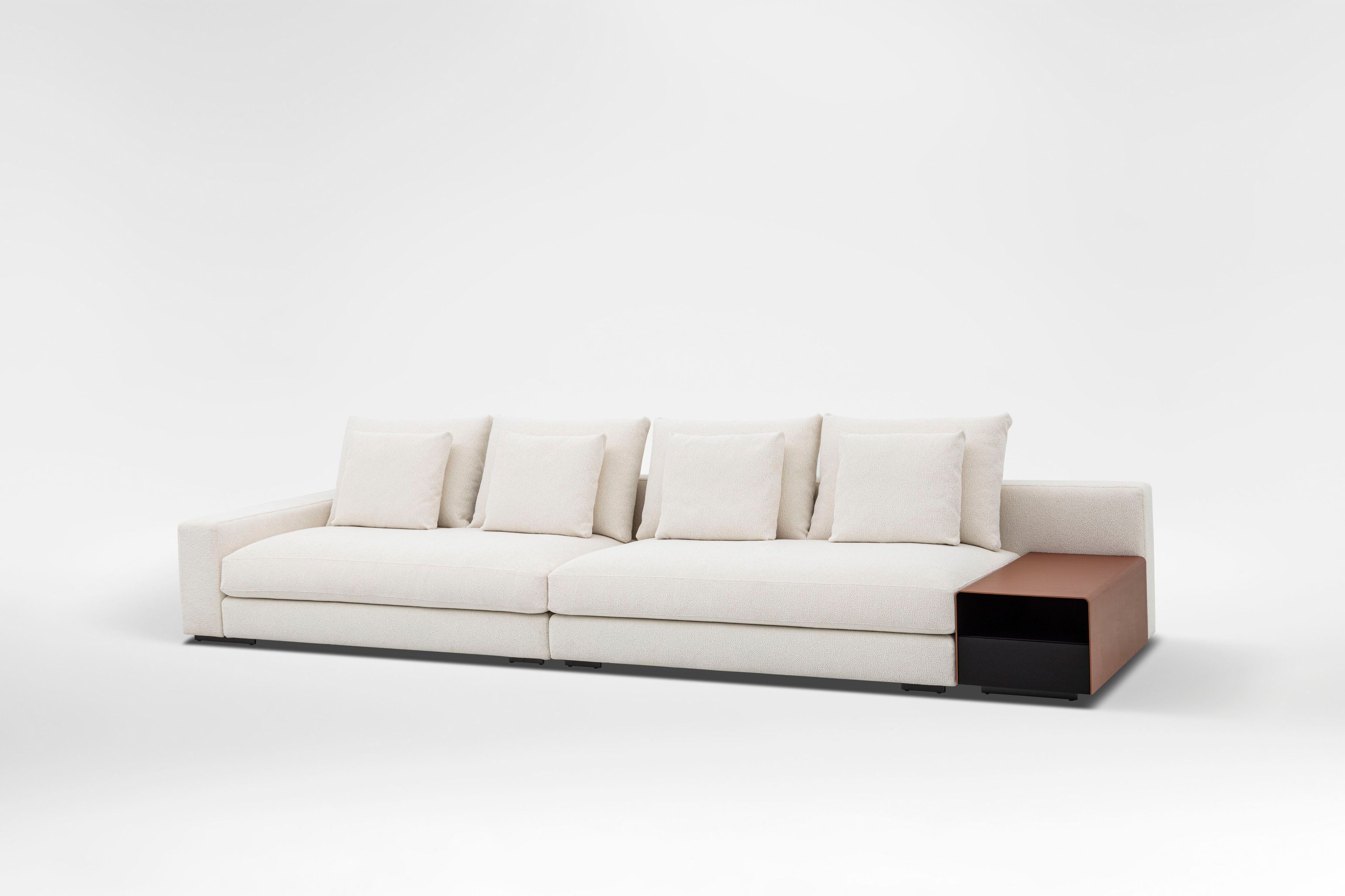 EPIC | 4 seater sofa Modular 4 seater fabric sofa By CAMERICH