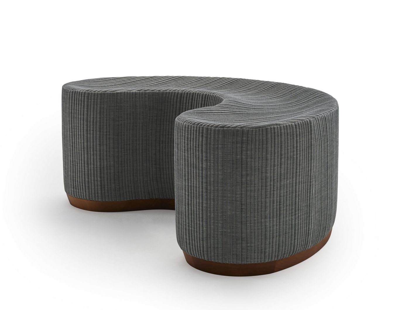 DIVIDUALS Upholstered fabric bench By Sancal | design NOTE Design Studio