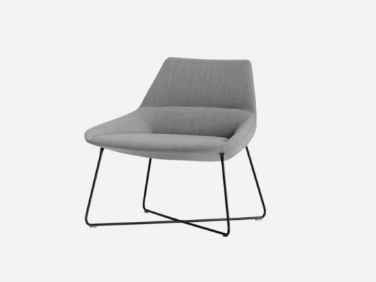 DUNAS XL Fabric easy chair By INCLASS | design Christophe Pillet