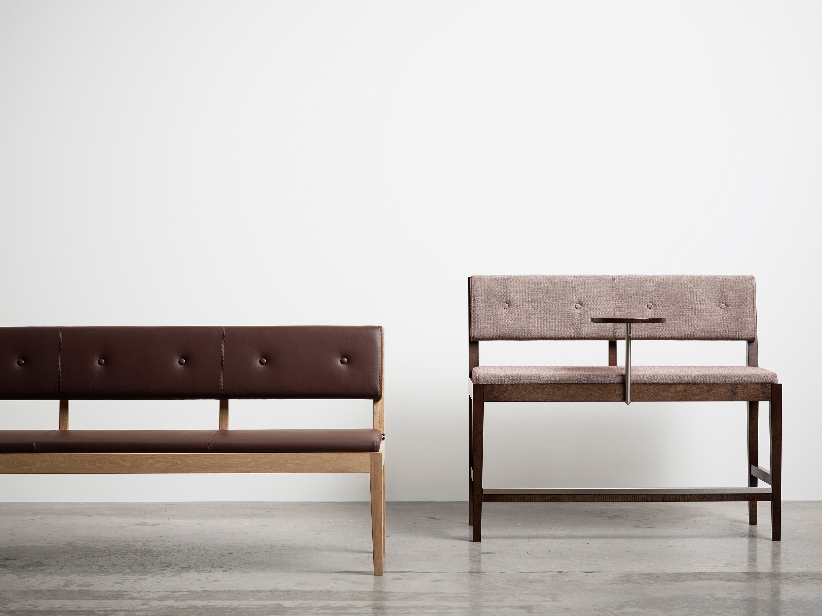 FACILE | Fabric bench seating Upholstered fabric bench seating By Karl ...