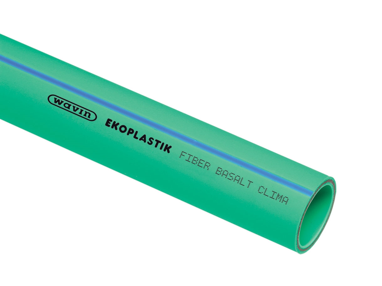 Tubo a tre strati in PP-RCT con fibre di basalto FIBER BASALT CLIMA ...