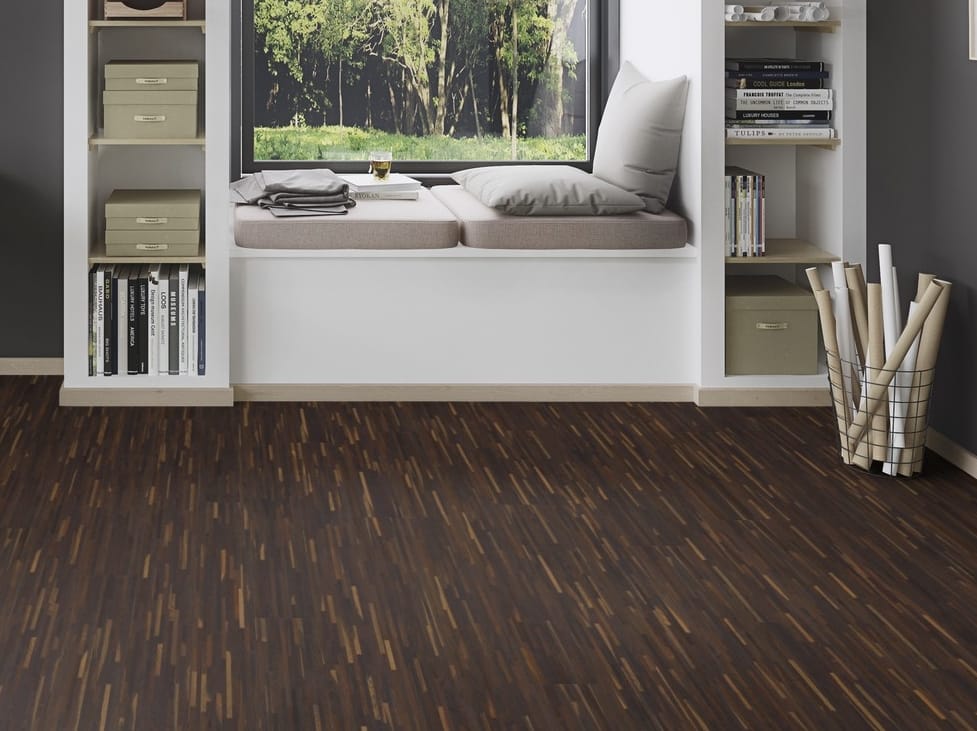 3 layers oak parquet FINELINE OAK SMOKED By BOEN