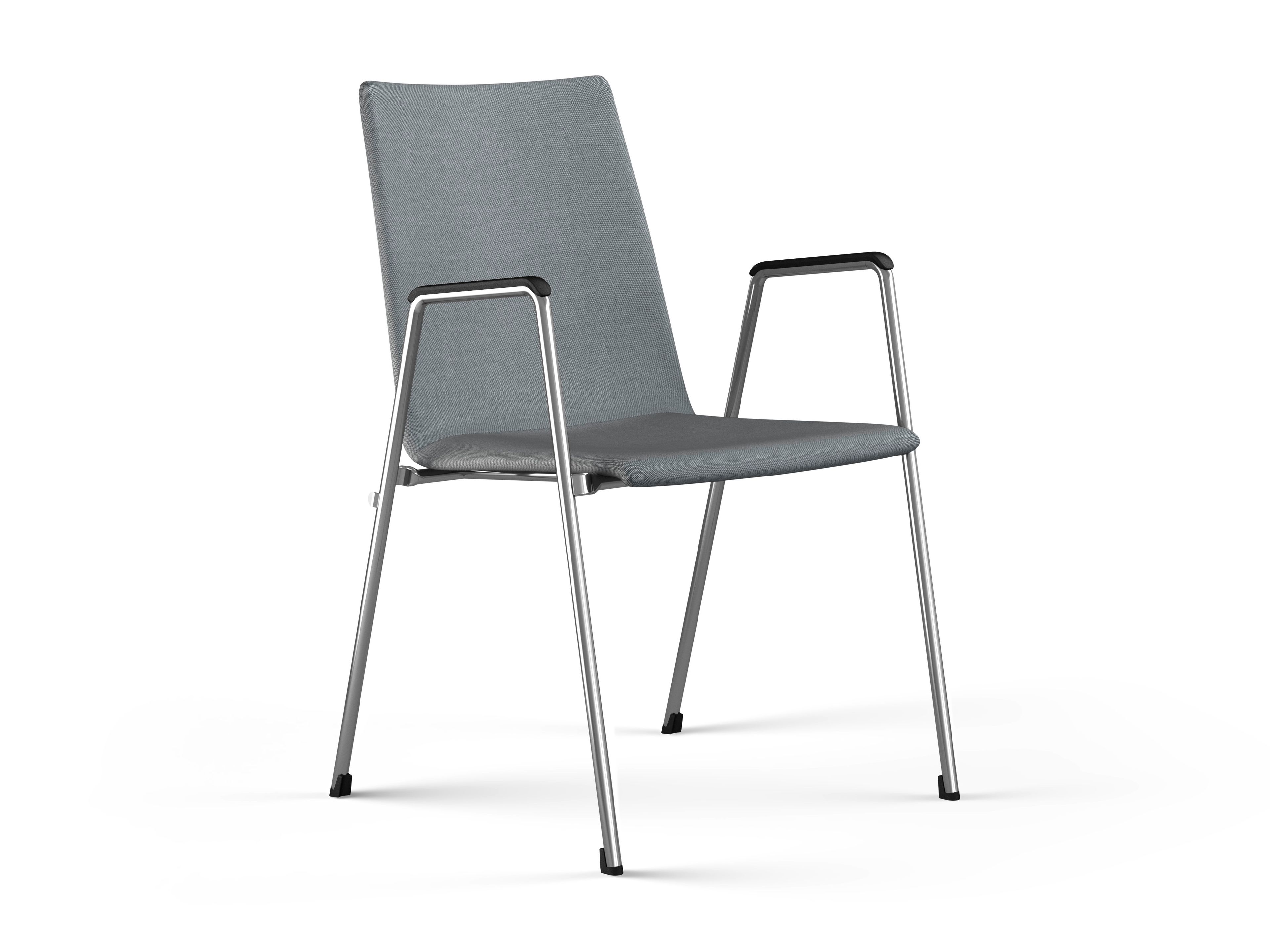 FIRST PLACE | Chair with armrests Stackable fabric chair with armrests ...