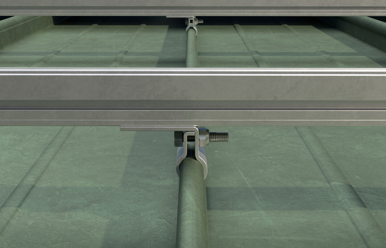 Sistema di fissaggio per tegola in acciaio inox Fischer DLAK A2 ...