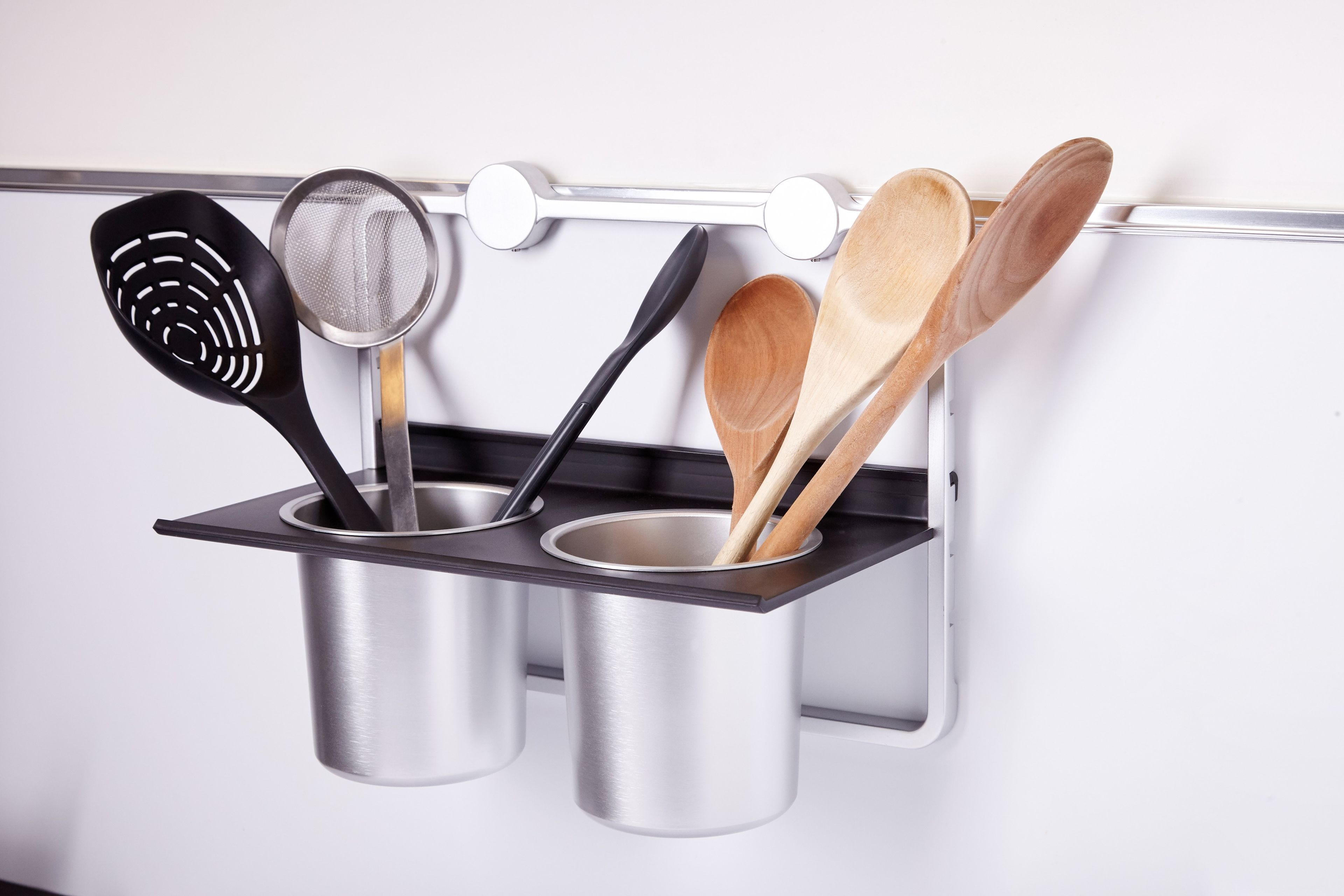 Anodized aluminum kitchen utensil holder system fixMI® - BUBBLE By Mat ...