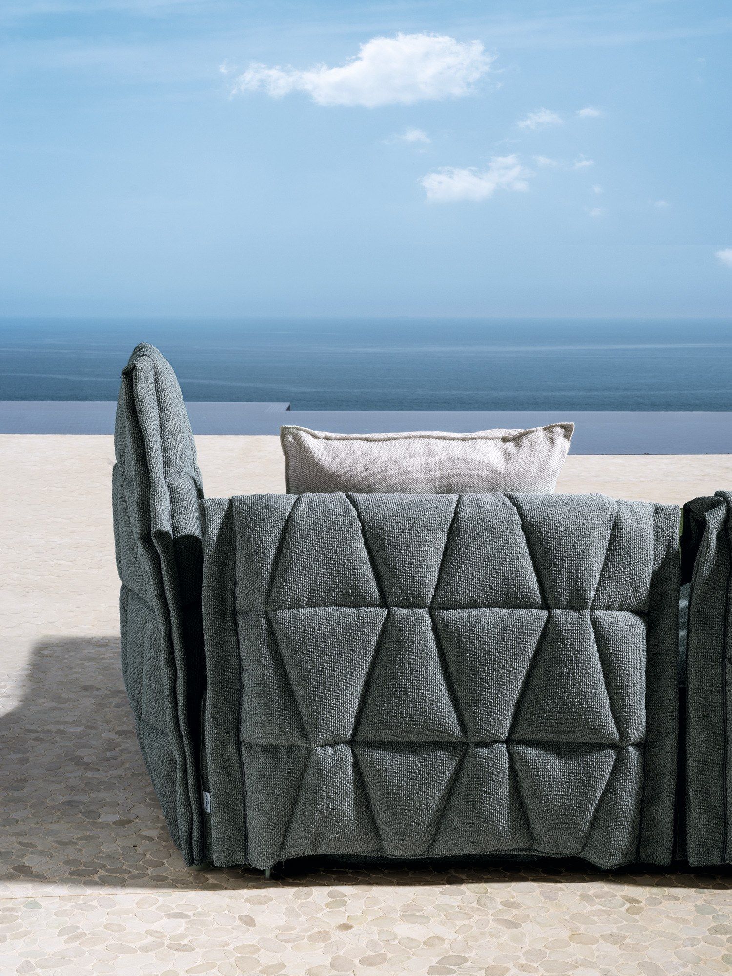 FLAIR | Corner garden sofa Corner modular fabric garden sofa By ...