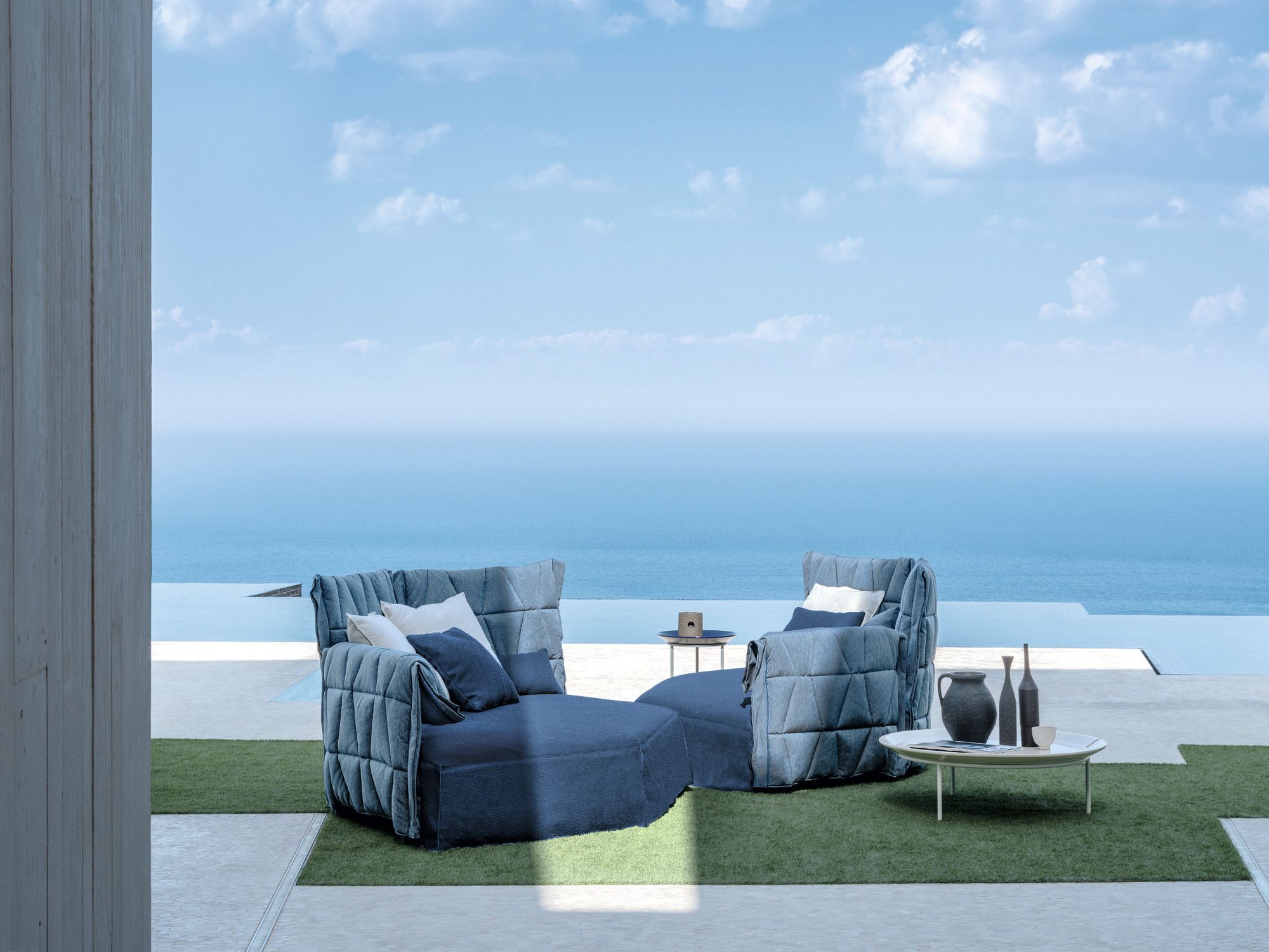 FLAIR | 花园沙发 By Gervasoni 设计师Gabriele & Oscar Buratti