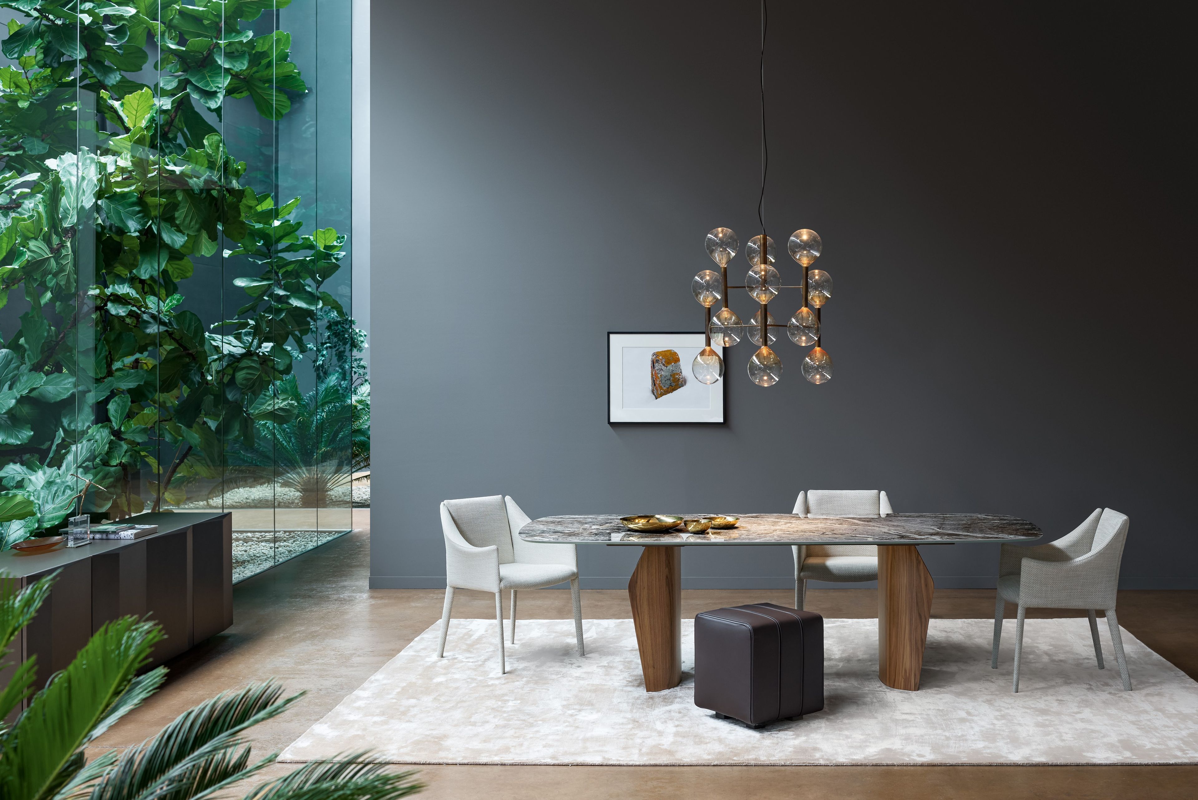 FLAME Barrel-shaped table By Bonaldo | design Gino Carollo