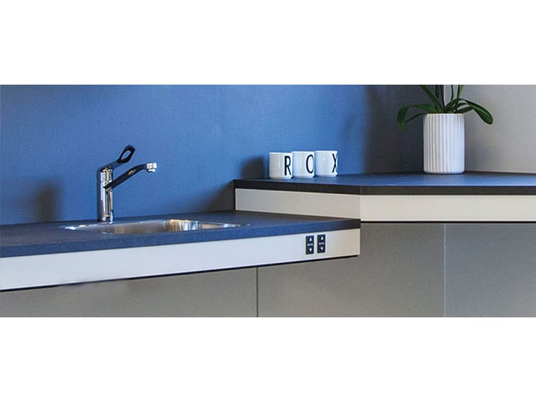 FLEXIELECTRIC Wall kitchen worktop By Ropox