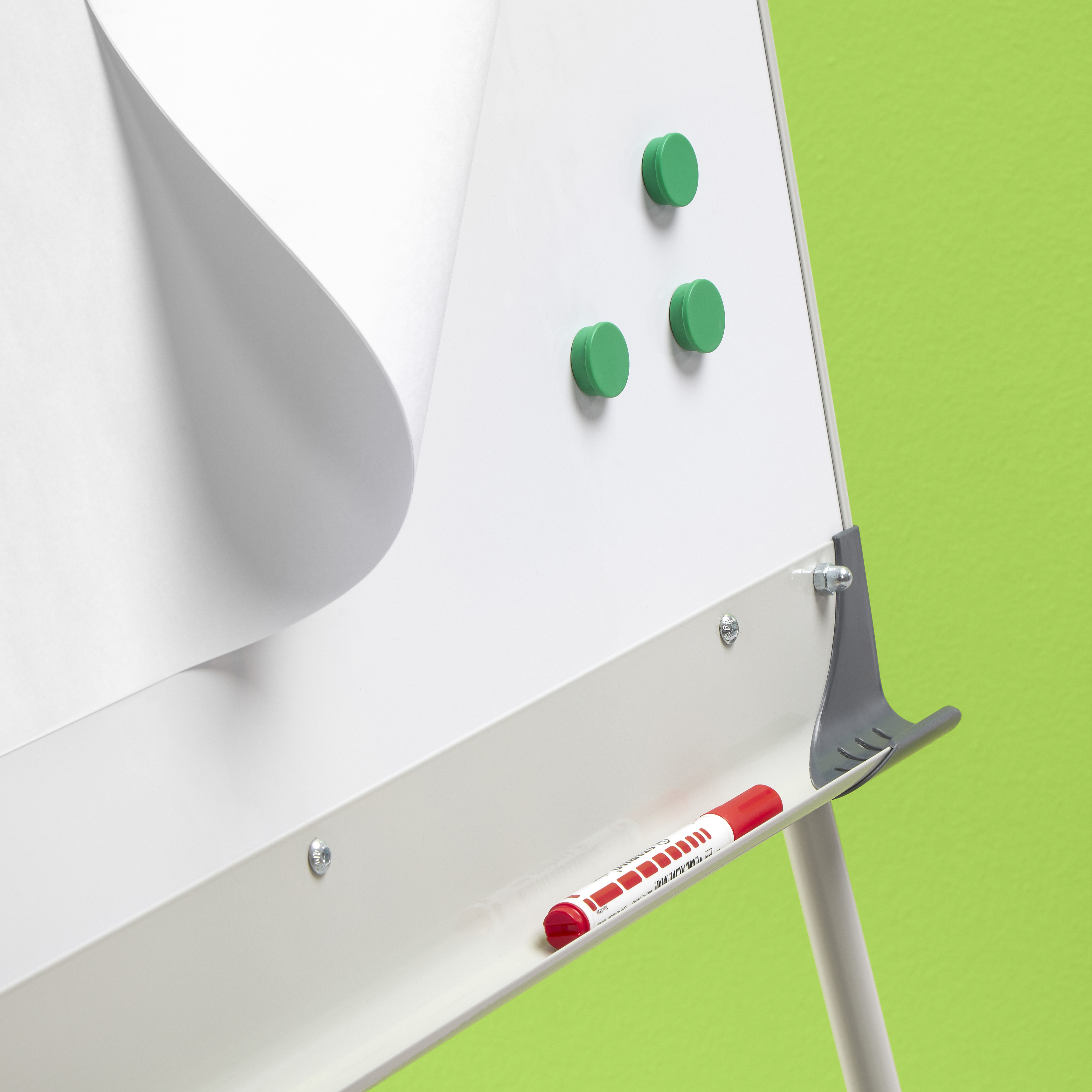 Magnetic metal office whiteboard FLIPCHARTS | Office whiteboard By Made ...