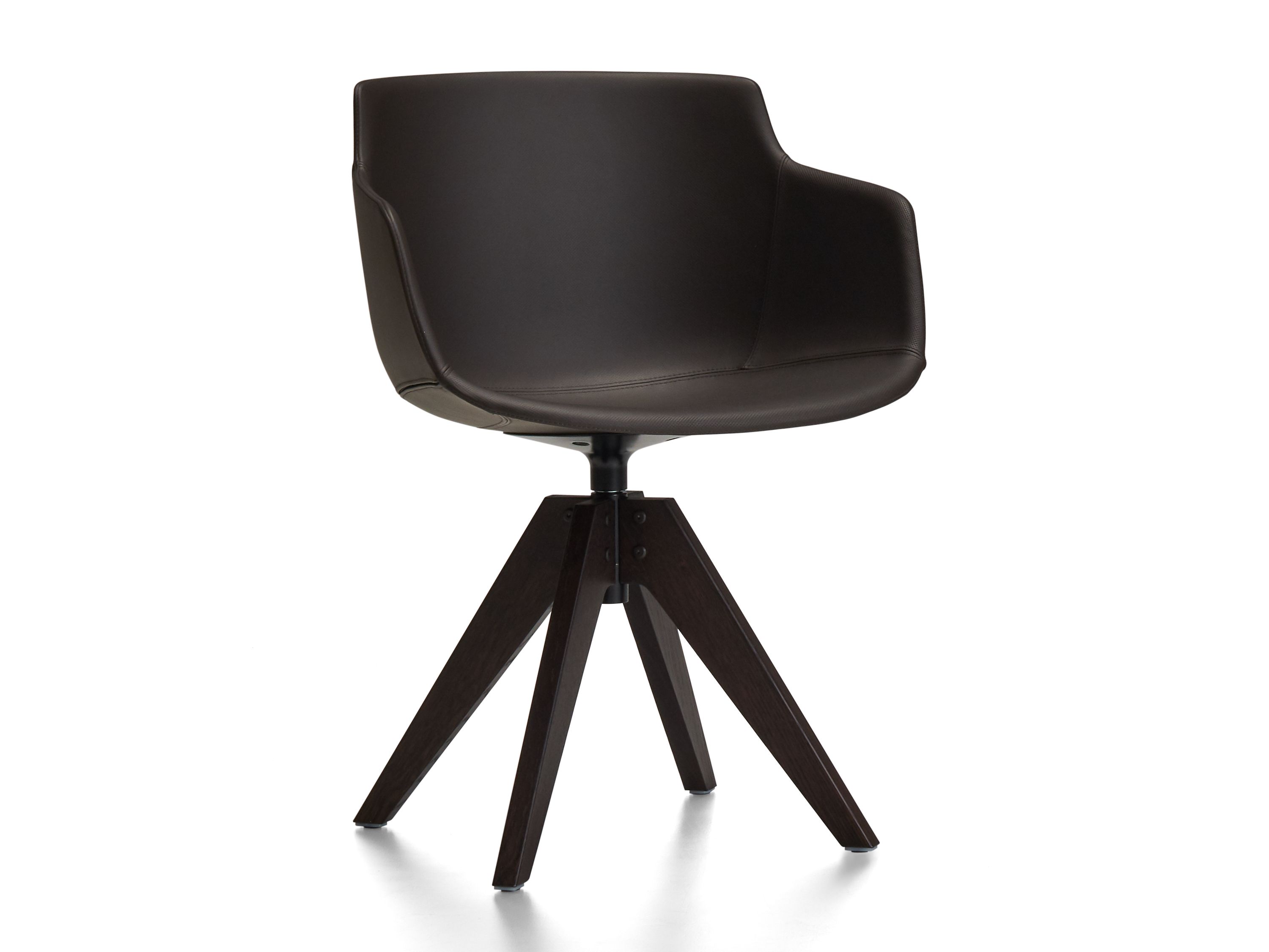 FLOW LEATHER | Leather chair Flow Collection By MDF Italia design Jean ...