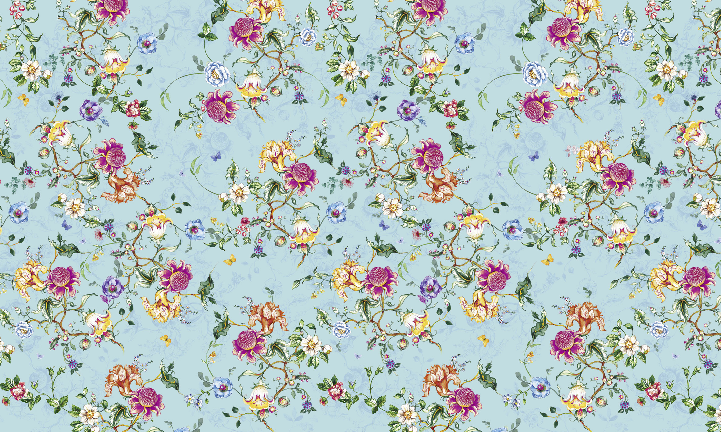 FLOWER RENAISSANCE WPN 1800 Wallpaper By Spaghetti Wall | design Alkimia