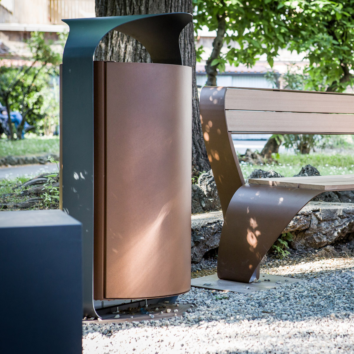 FLUXUS Plate litter bin By LAB23 | design Roberto Semprini
