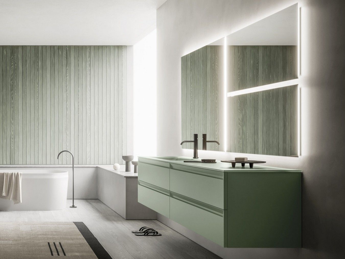 FOLD 01 vanity unit By Arbi Arredobagno