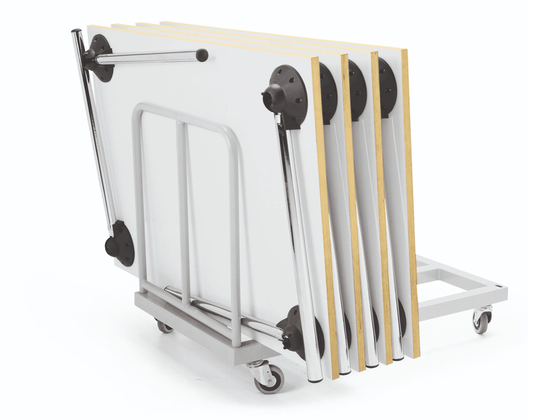 FOLD | Rectangular office desk Folding rectangular beech office desk By ...