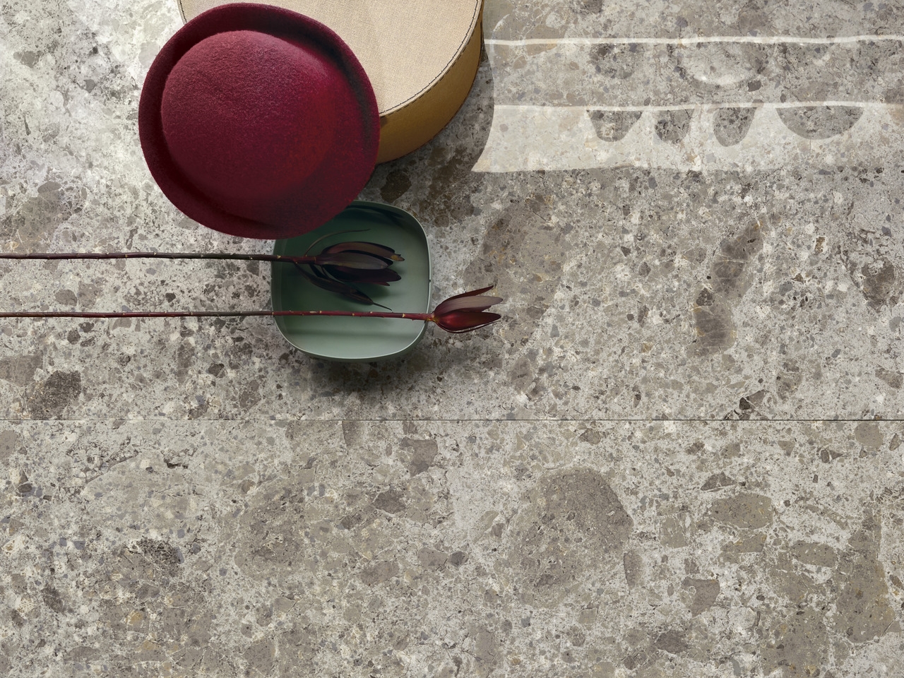 FRAGMENTA FULL BODY GRIGIO LUMINOSO Porcelain stoneware wall/floor ...