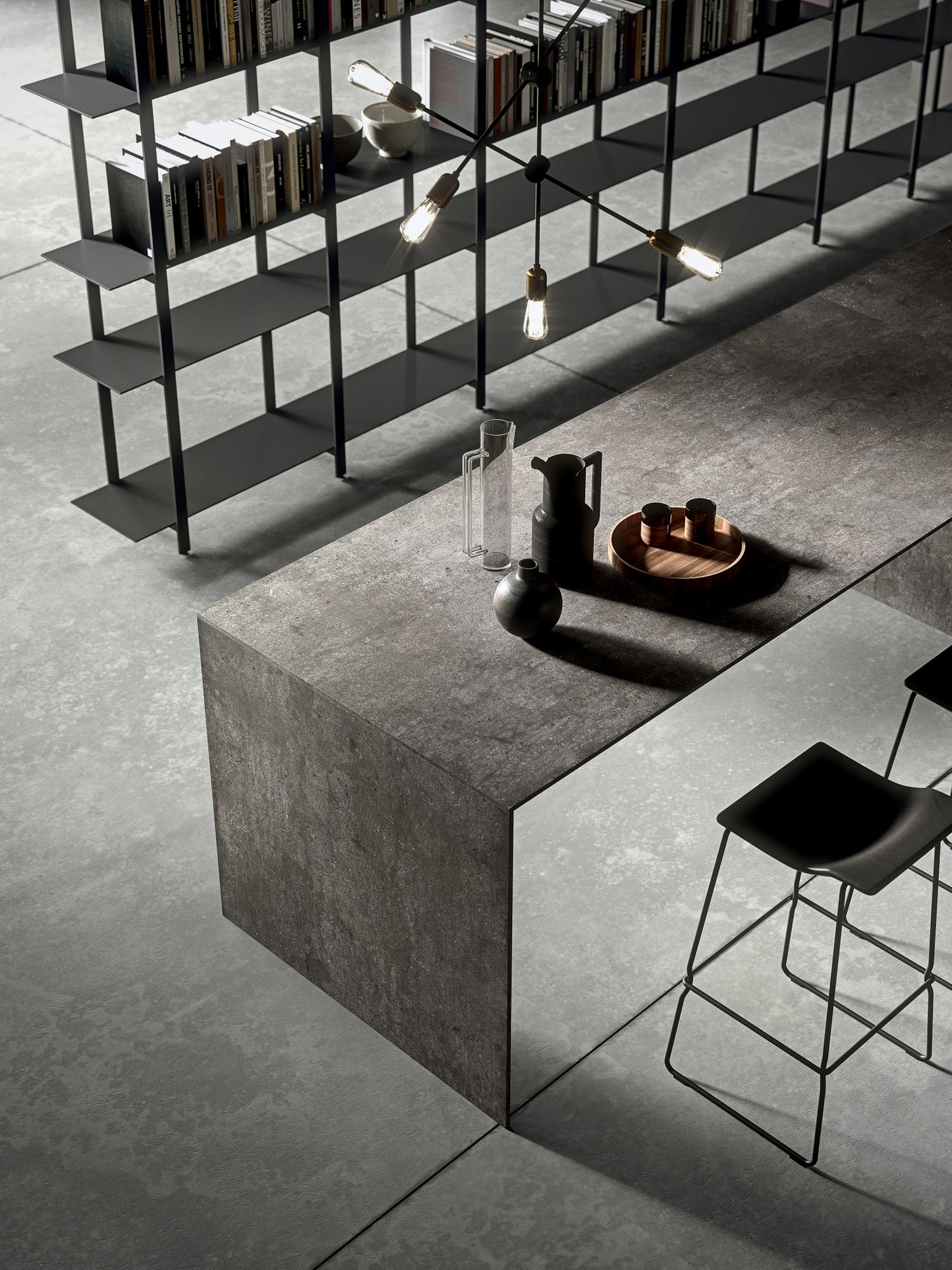 FRAME BLADE | Küche mit Kücheninsel Kollektion Frame By MODULNOVA