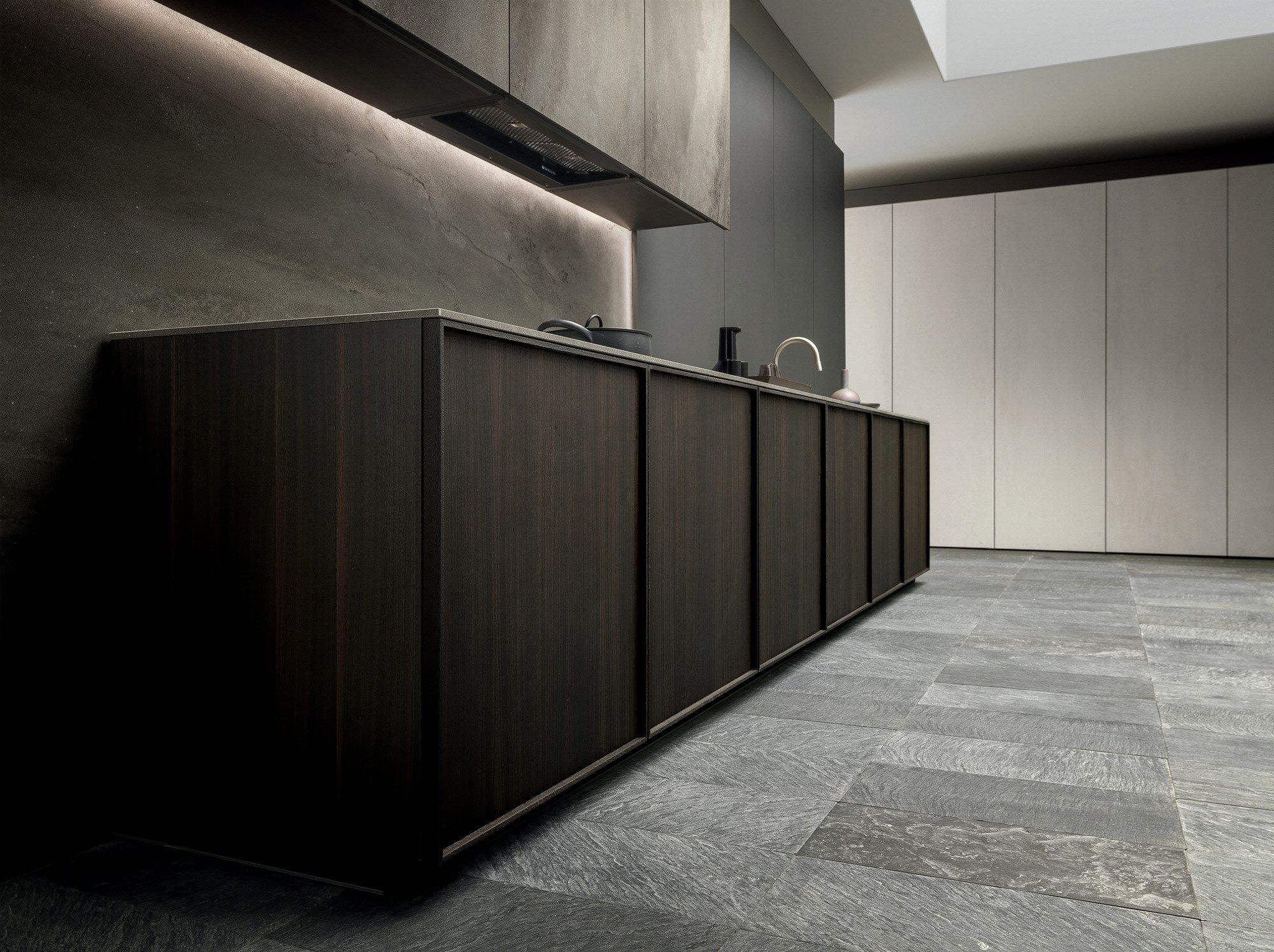 FRAME BLADE | Linear kitchen Frame Collection By MODULNOVA