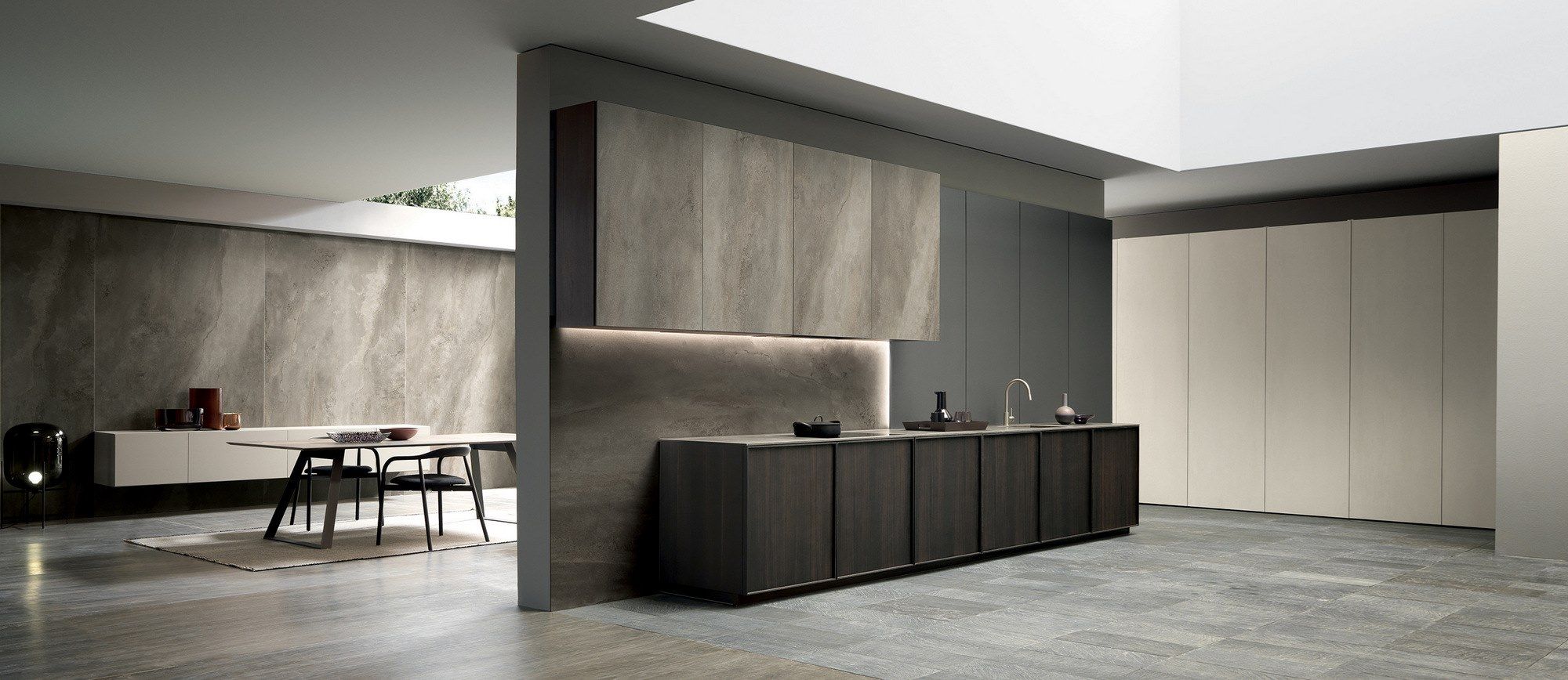 FRAME BLADE | Linear kitchen Frame Collection By MODULNOVA