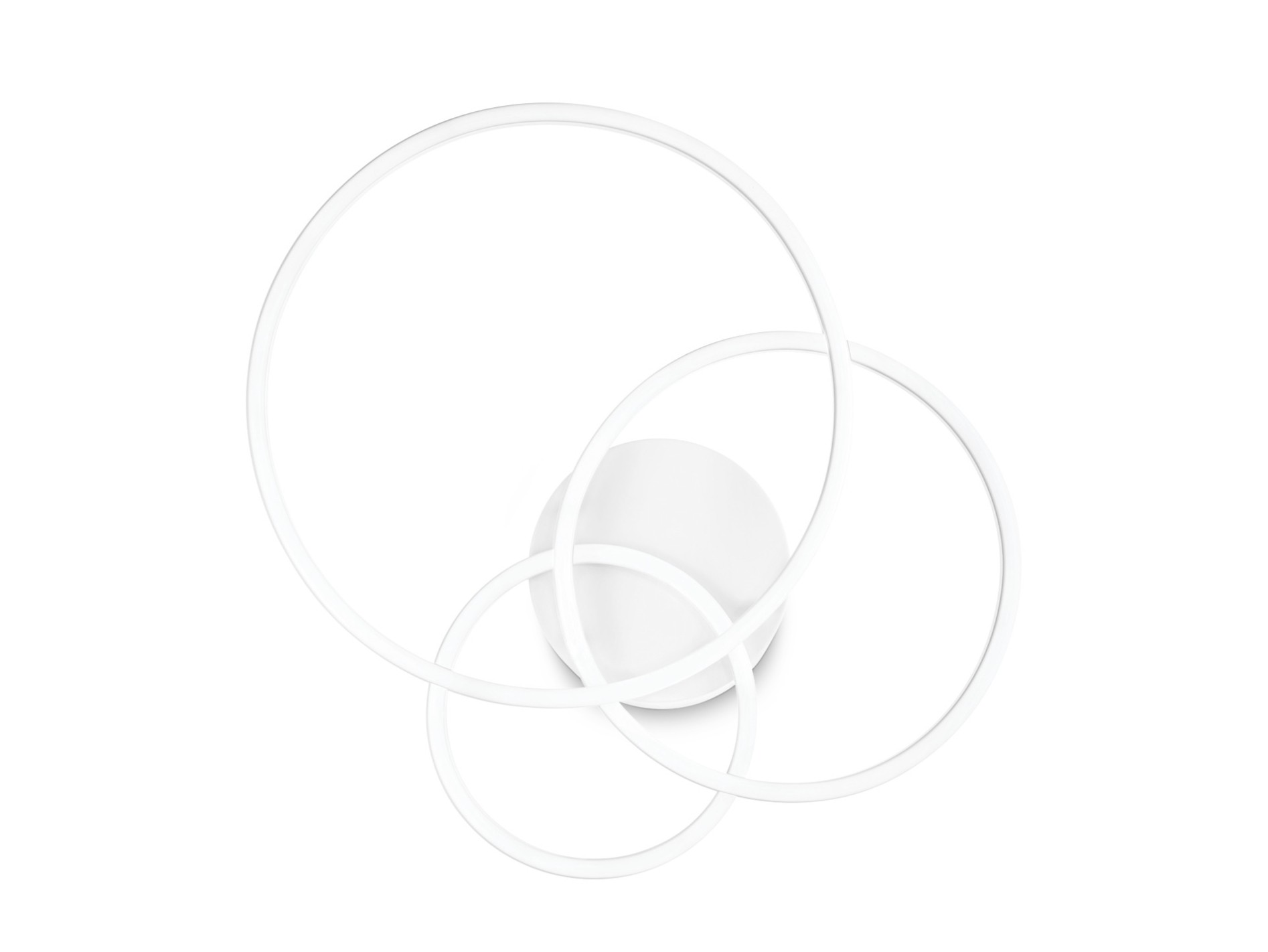 FRAME PL CIRCLE ceiling lamp By Ideal Lux