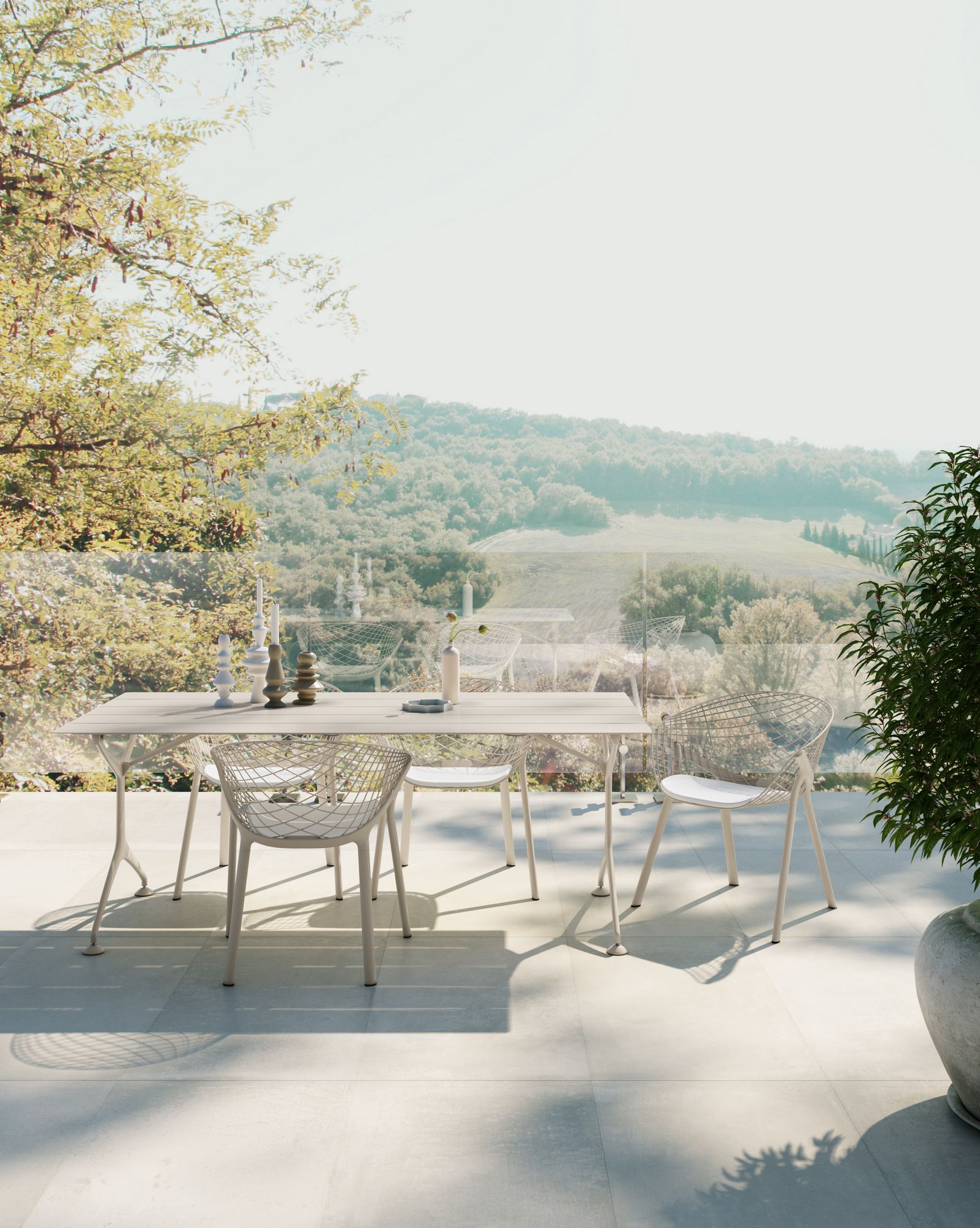 FRAMETABLE 190 FOLDING OUTDOOR tavolo By Alias design Alberto Meda