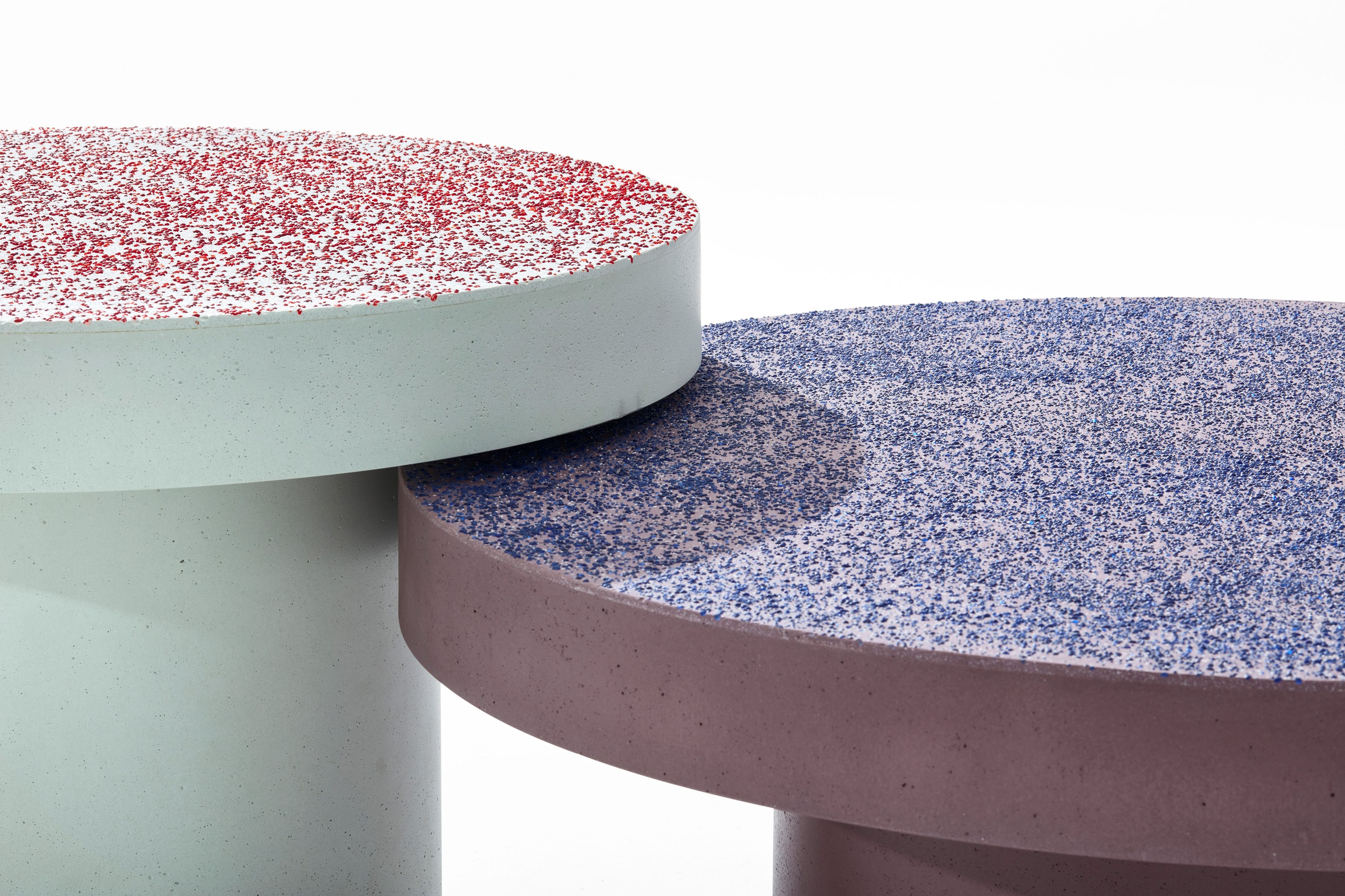 FRARI Round Cimento® coffee table By Cimento | design Patricia Urquiola