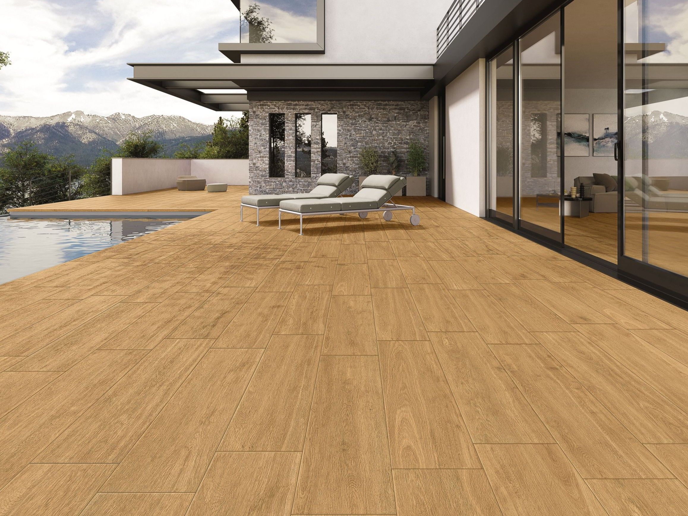 FREEDHOME T20 carrelage extérieur By Supergres