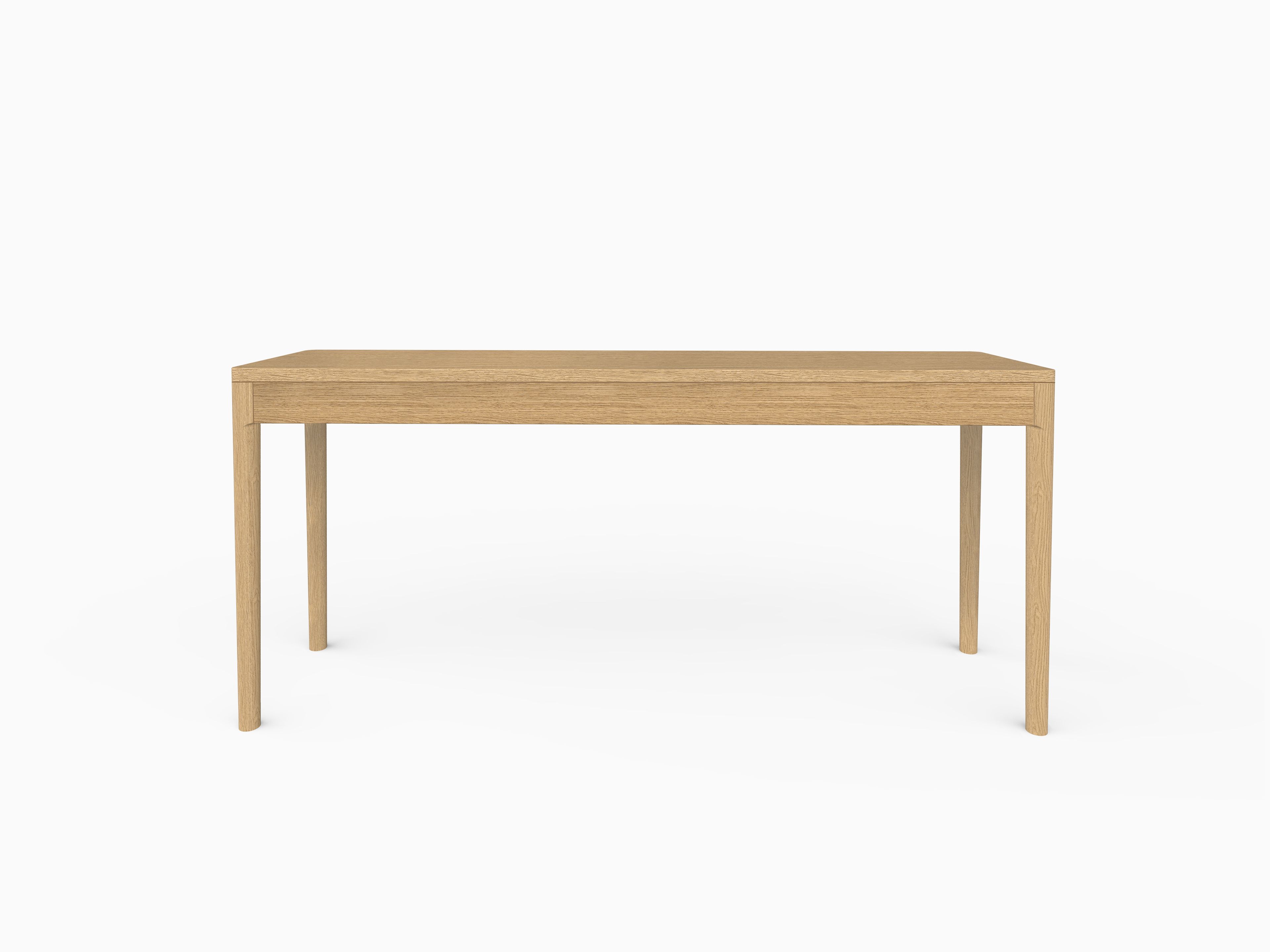 FRONT Rectangular oak console table with drawers By MOR DESIGN | design ...