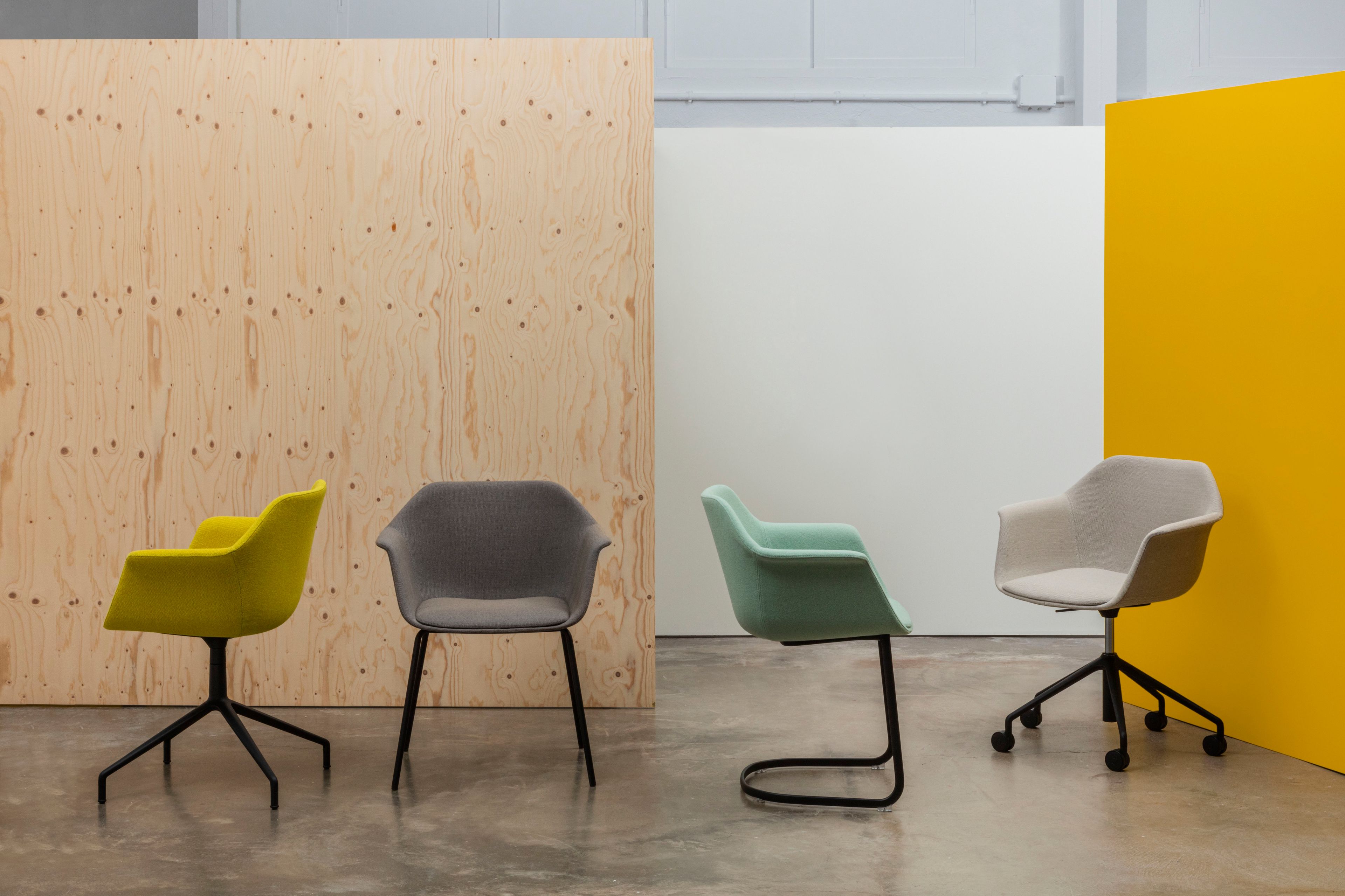 Upholstered fabric chair with armrests GALA SO0718 Gala Collection By ...