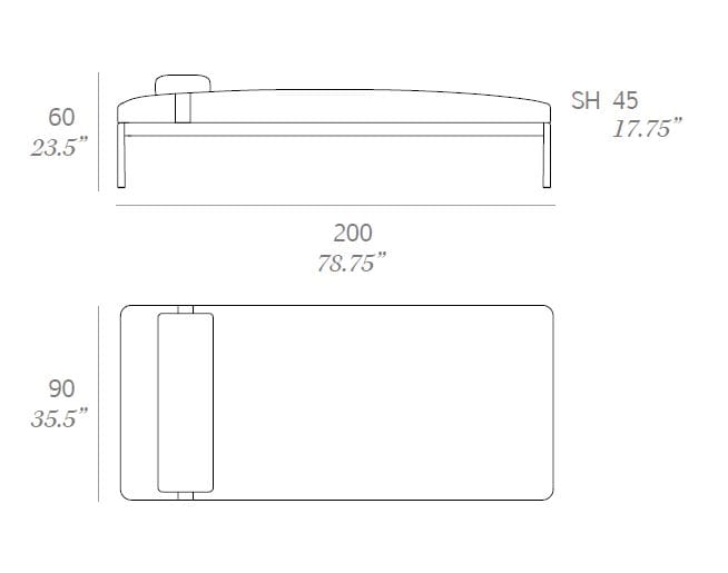 LIVIT | Garden daybed Livit Collection By EXPORMIM design Lievore Altherr Molina
