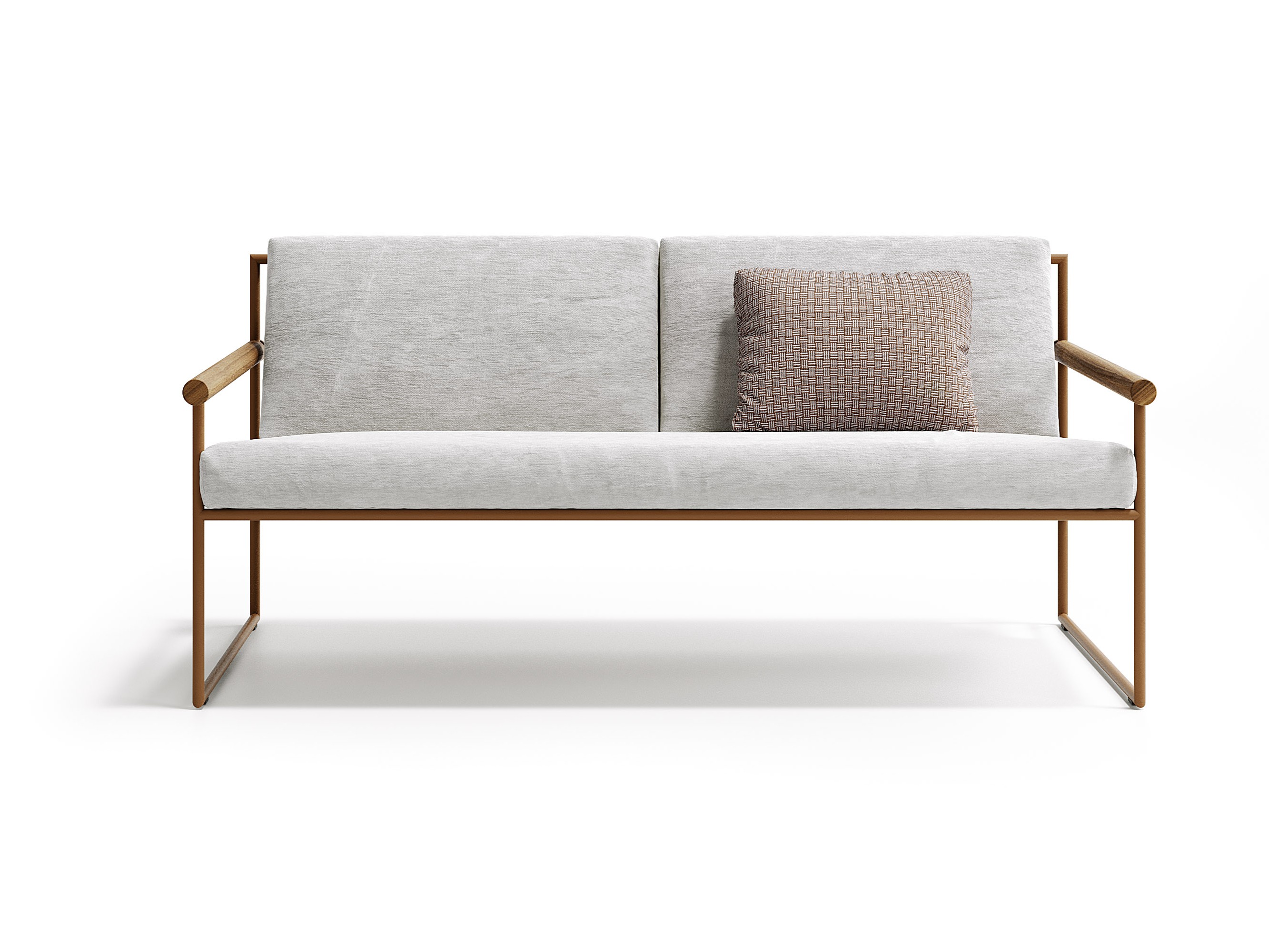 PIPE Teak garden sofa By Atmosphera | design Busetti Garuti Redaelli