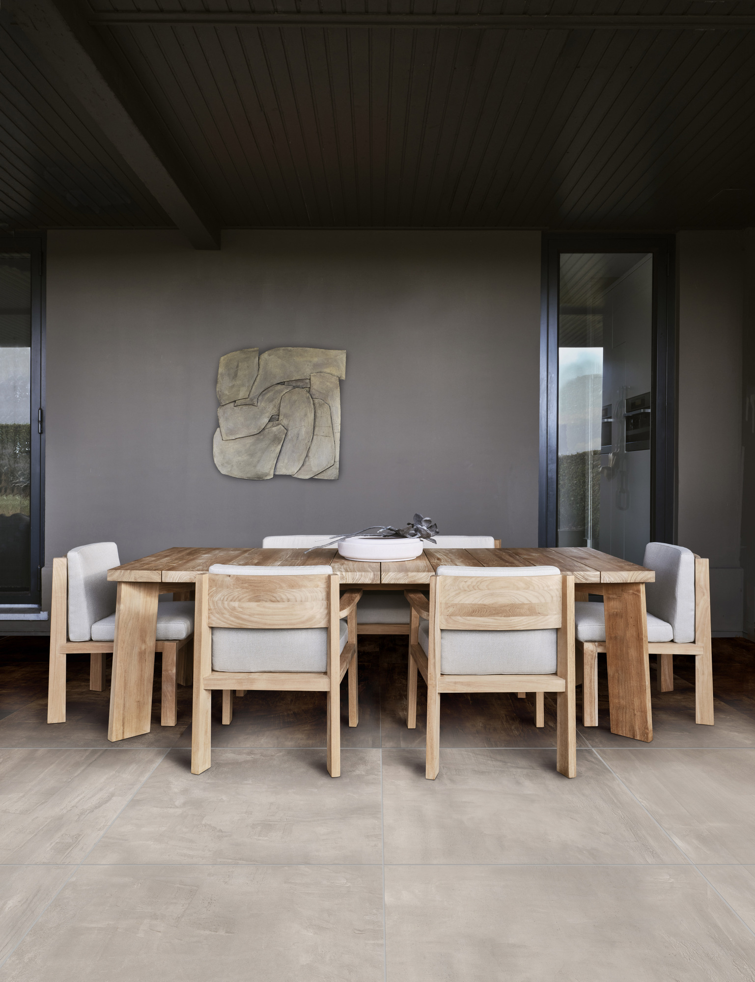 TIMME Rectangular wooden garden table By Piet Boon | design Piet Boon