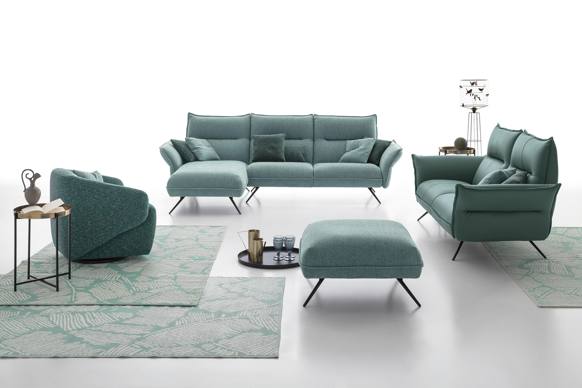 GARDENIA | 2 seater sofa By AERRE ITALIA