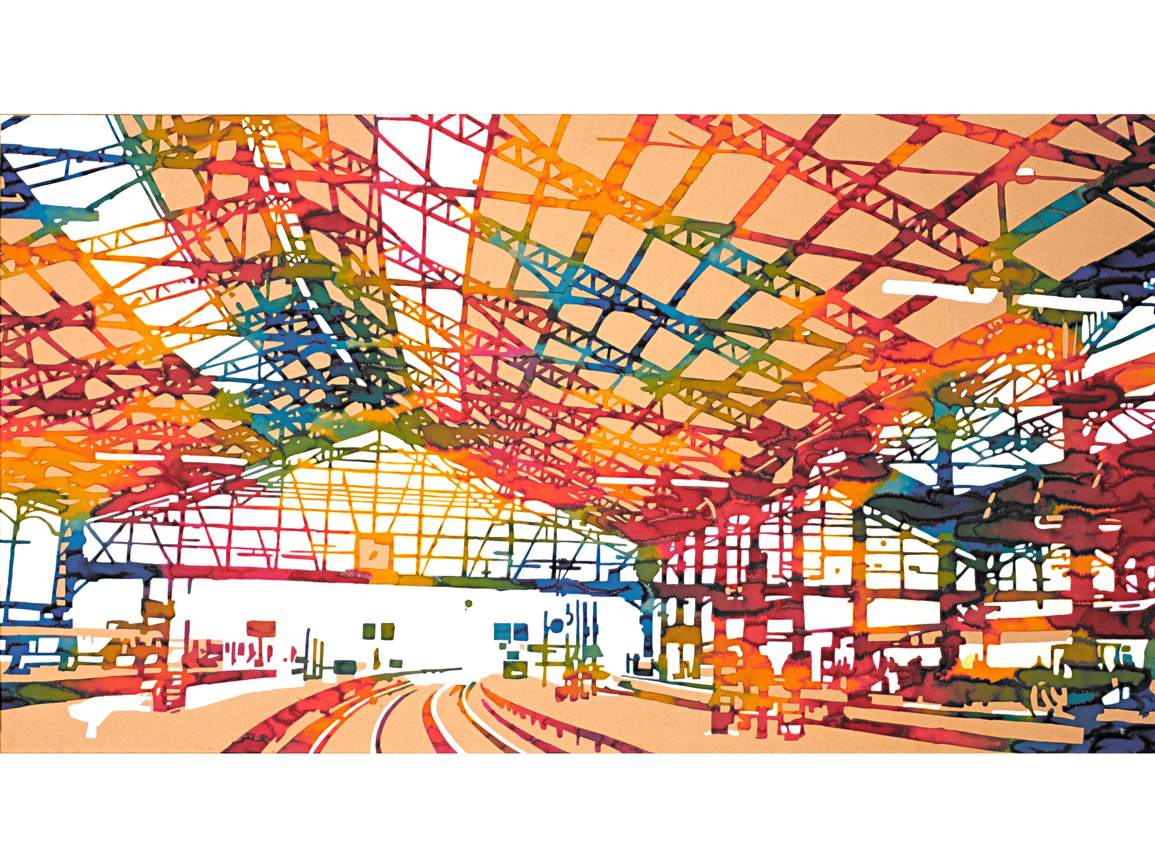 GARE SAN LAZARE SUITE 2 Stampa su carta By ARTDESIGNBOX | design ...