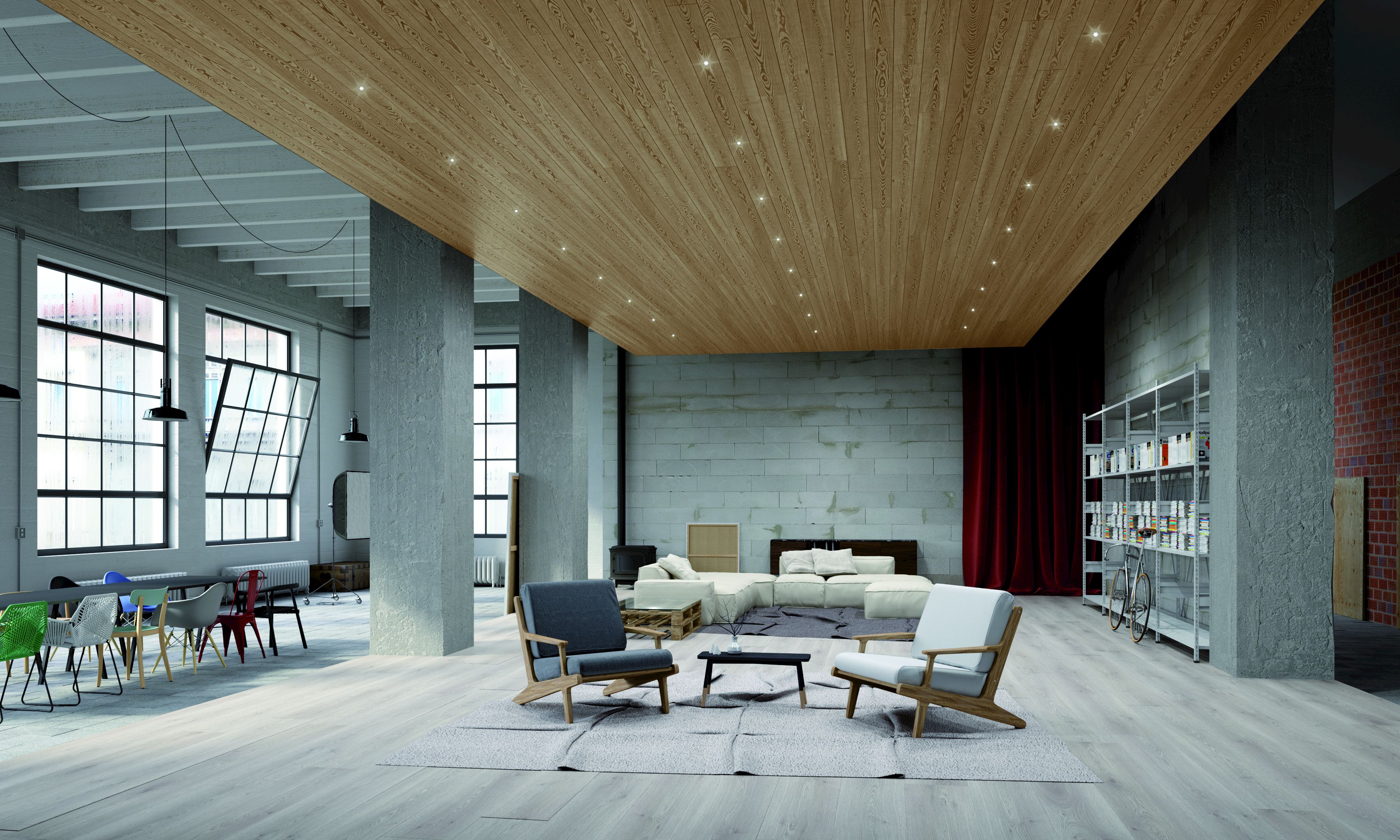 IRON Recessed LED steel spotlight By Buzzi & Buzzi