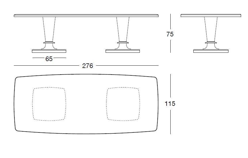 Rectangular marble table GEORGE | Rectangular table Loveluxe 2015 ...