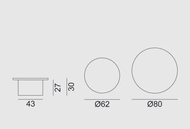 GERVASONI - GUNA 12 coffee table By In Stock