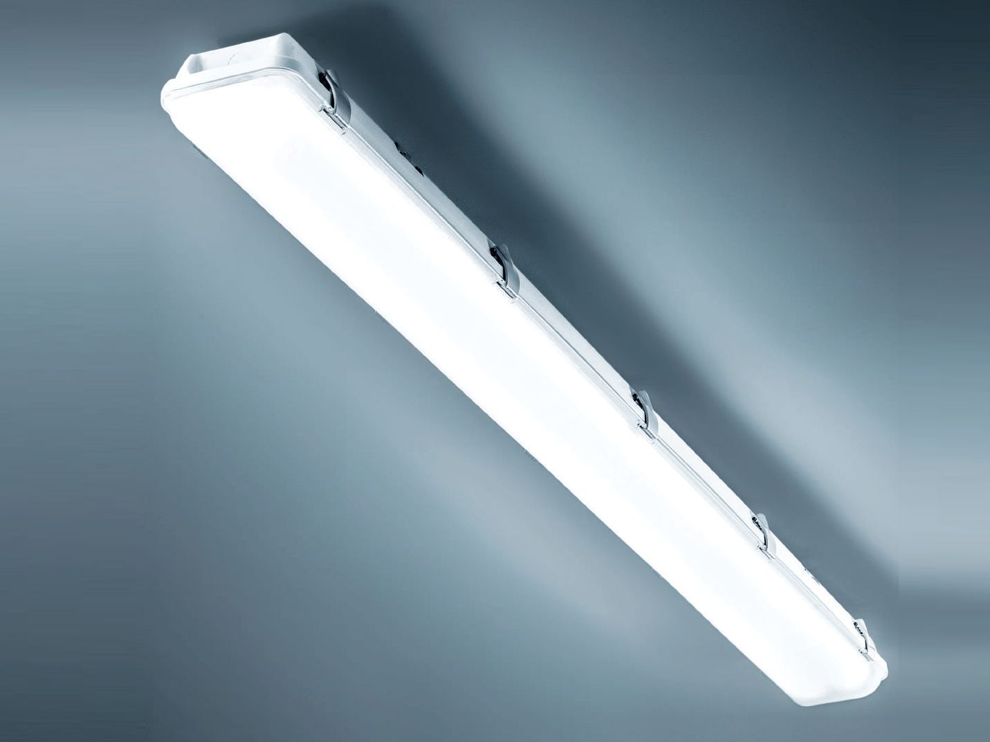 Plafonniers industriel LED en polycarbonate GHIBLI By Plexiform