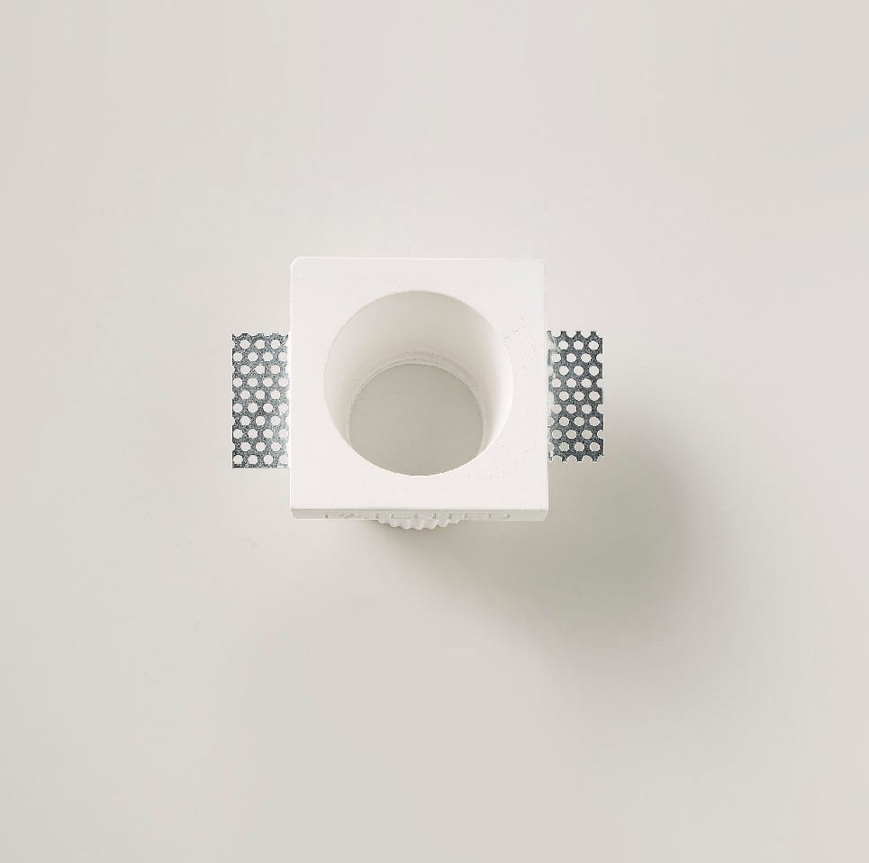 GHOST ROUND LED round ceiling plaster spotlight By Olev