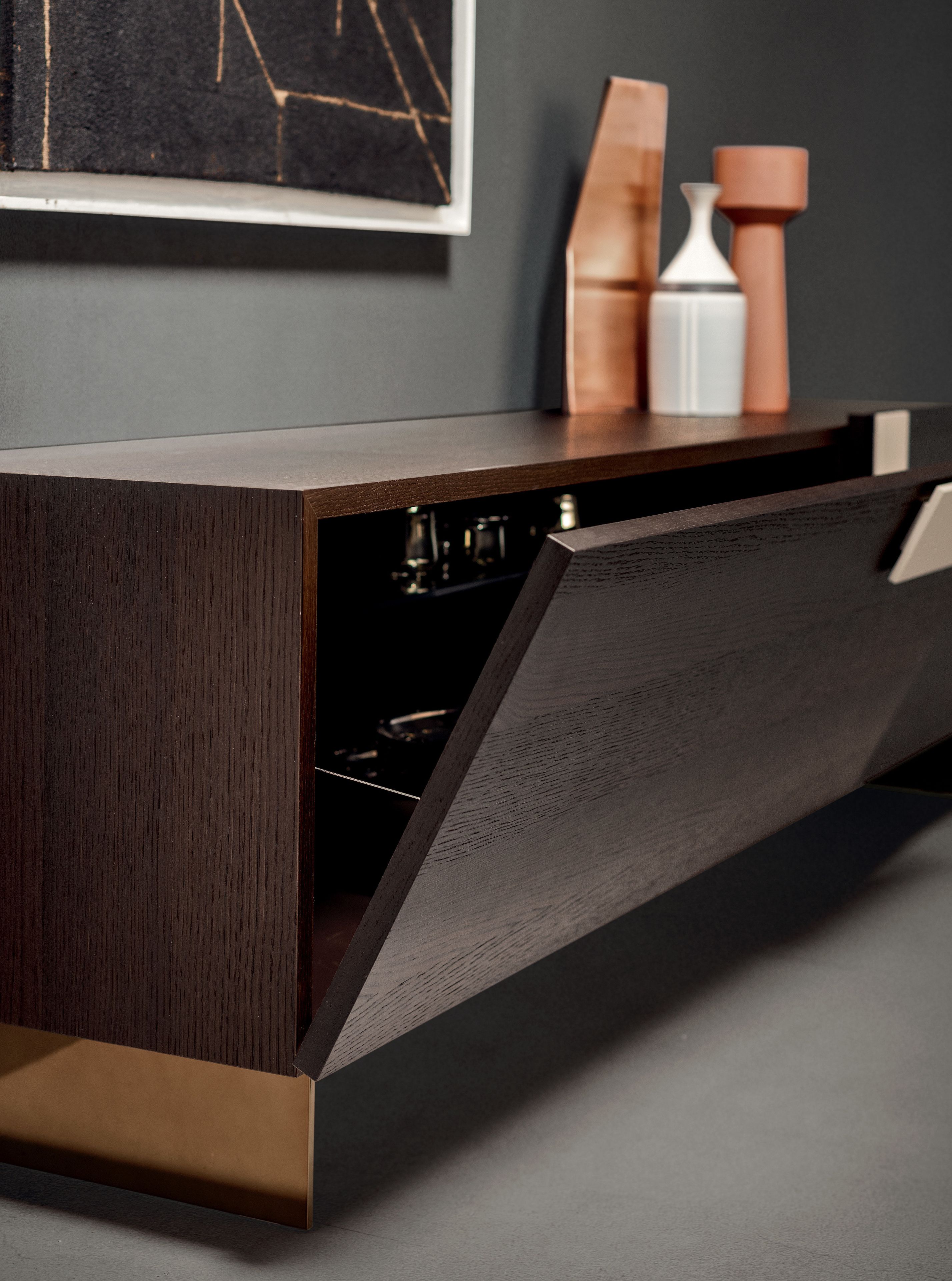 GINEVRA | Sideboard with flap doors Ginevra Collection By PIANCA