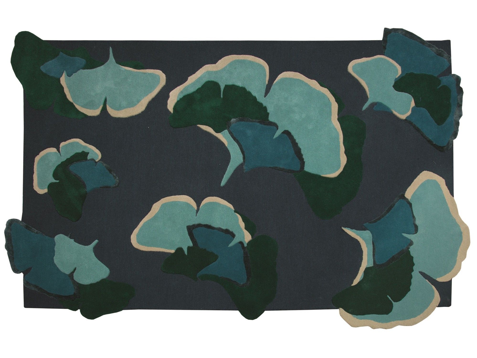 GINKGO | Rectangular rug The Designers Collection By Toulemonde Bochart ...