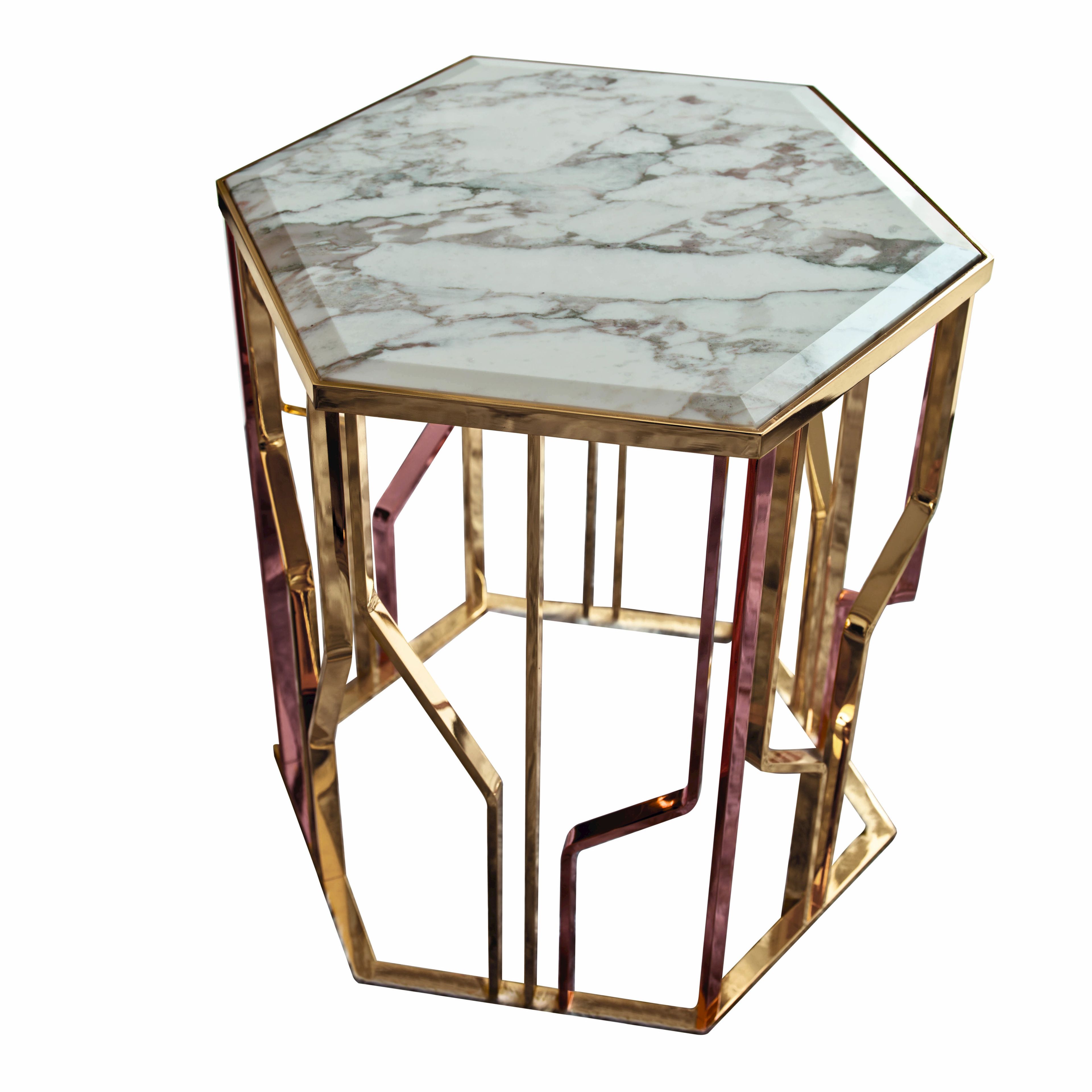 GINZA | Marble coffee table Loveluxe Collection By Longhi design Alessandro La Spada