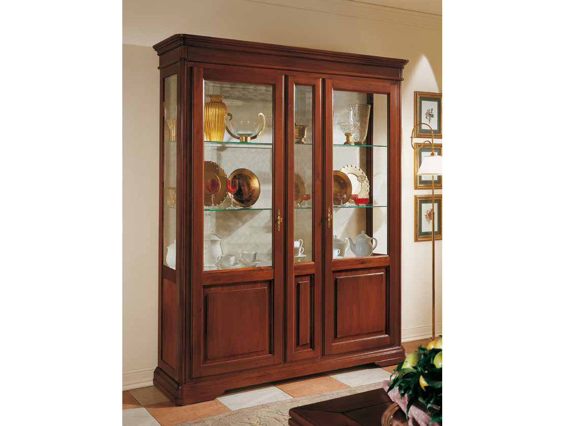 GIOTTO | Solid wood display cabinet Giotto Collection By Arvestyle