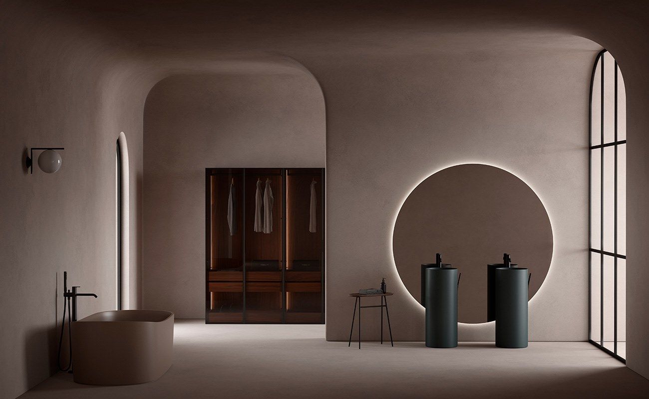 GIRO Freestanding round Solid Surface washbasin By INBANI | design ...