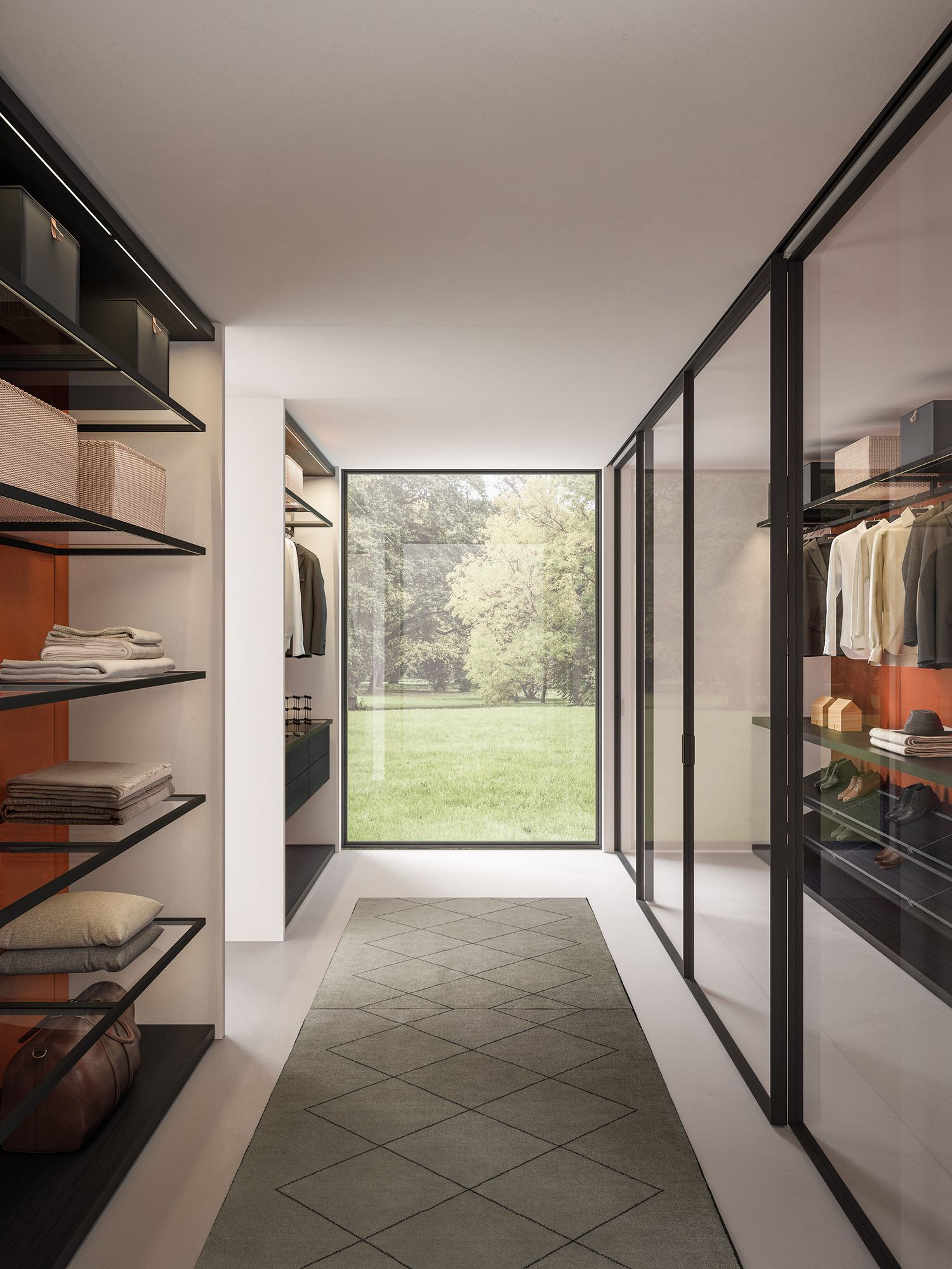 GLIDE MIRU movable wall By Porro design Iaco Design Studio, Piero Lissoni