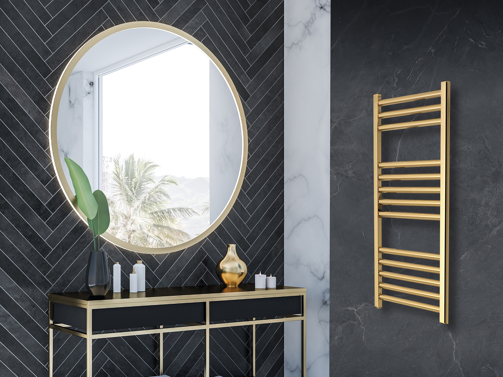 GOLD Decorative radiator By Tonon Evolution