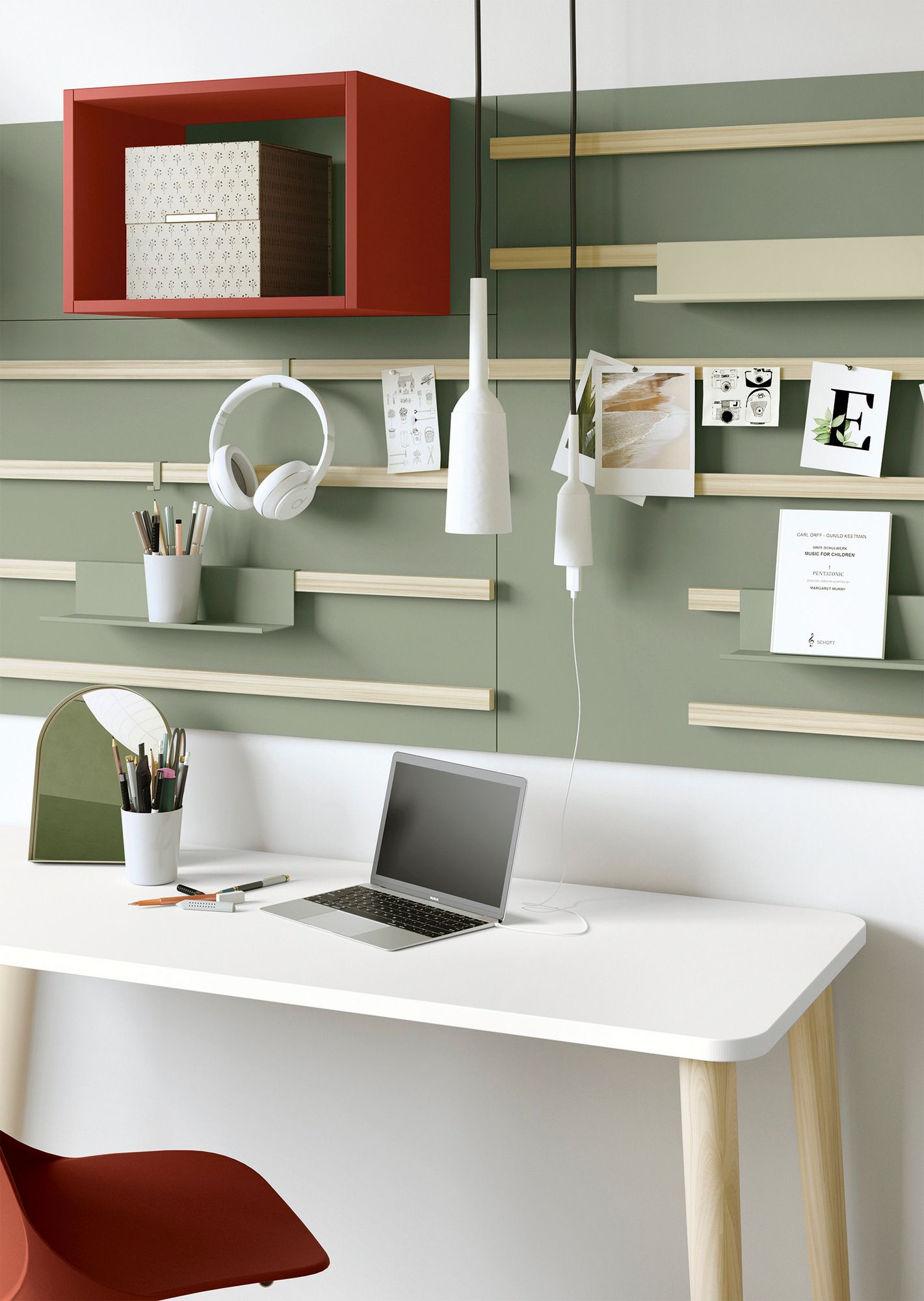 GOLF 2021 Custom wooden teenage bedroom By Colombini Casa