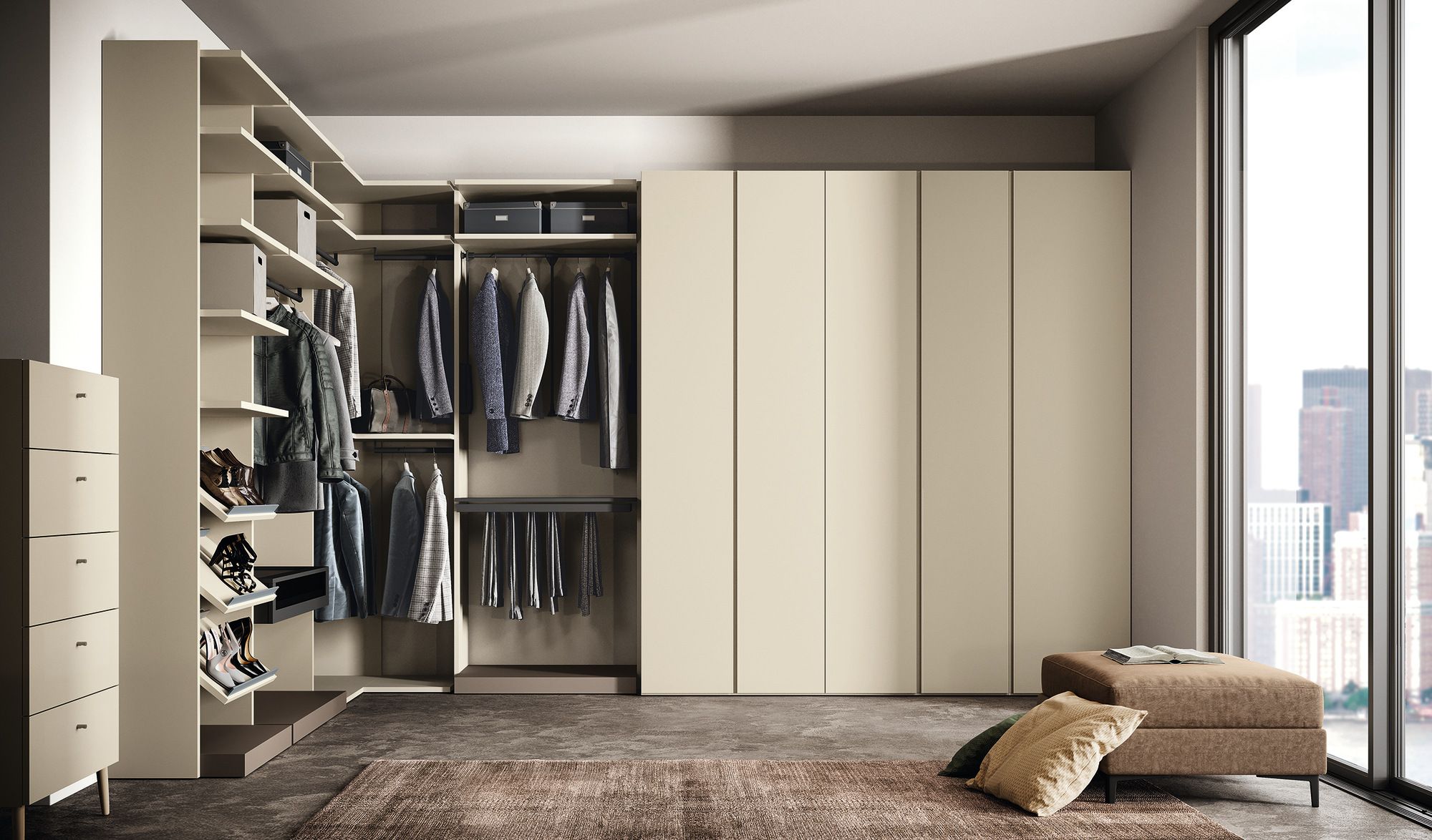 GOLF 2021 Wooden bedroom set By Colombini Casa