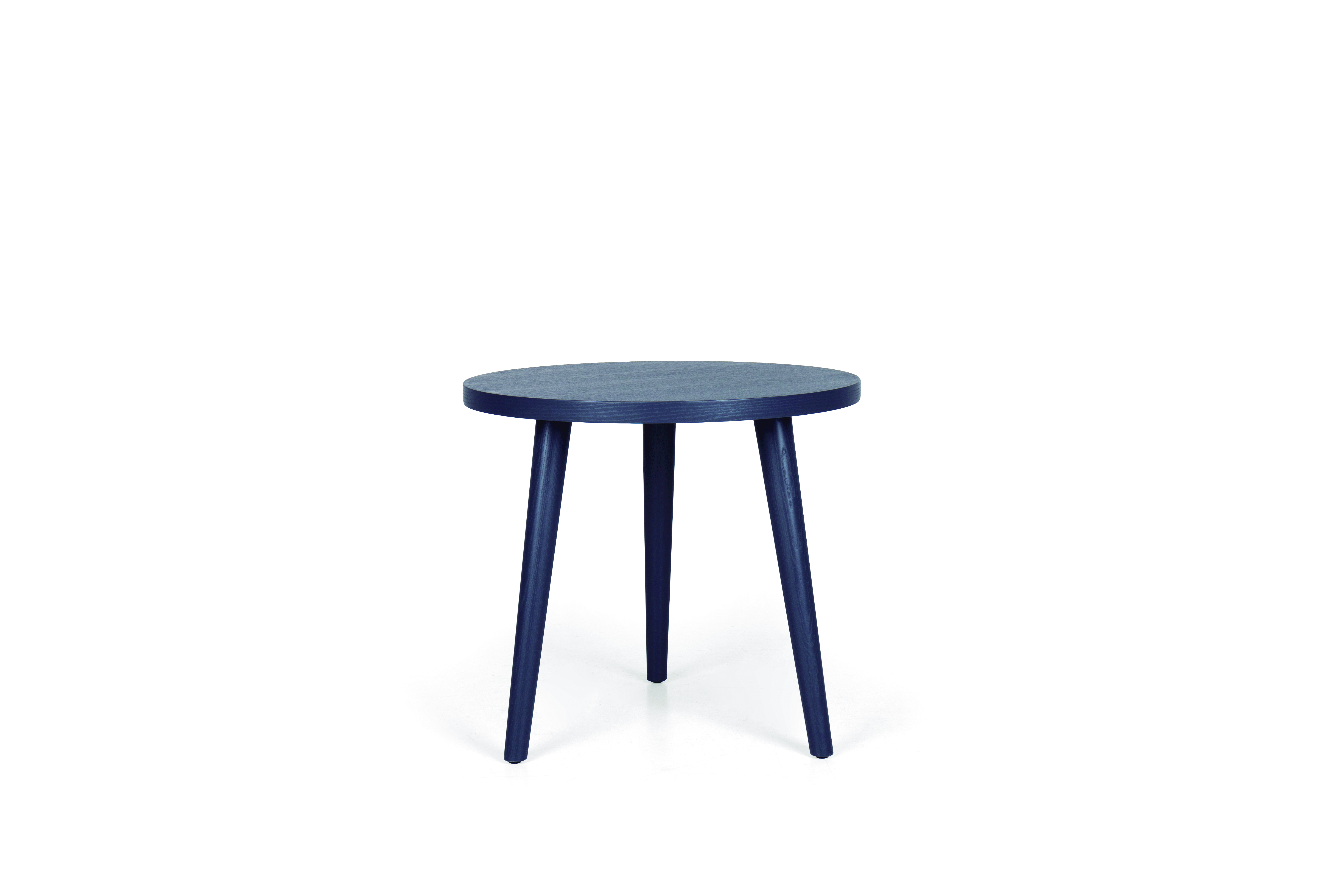 Oval wooden coffee table GOMO SIDE RED H55 Gomo Collection By Fenabel