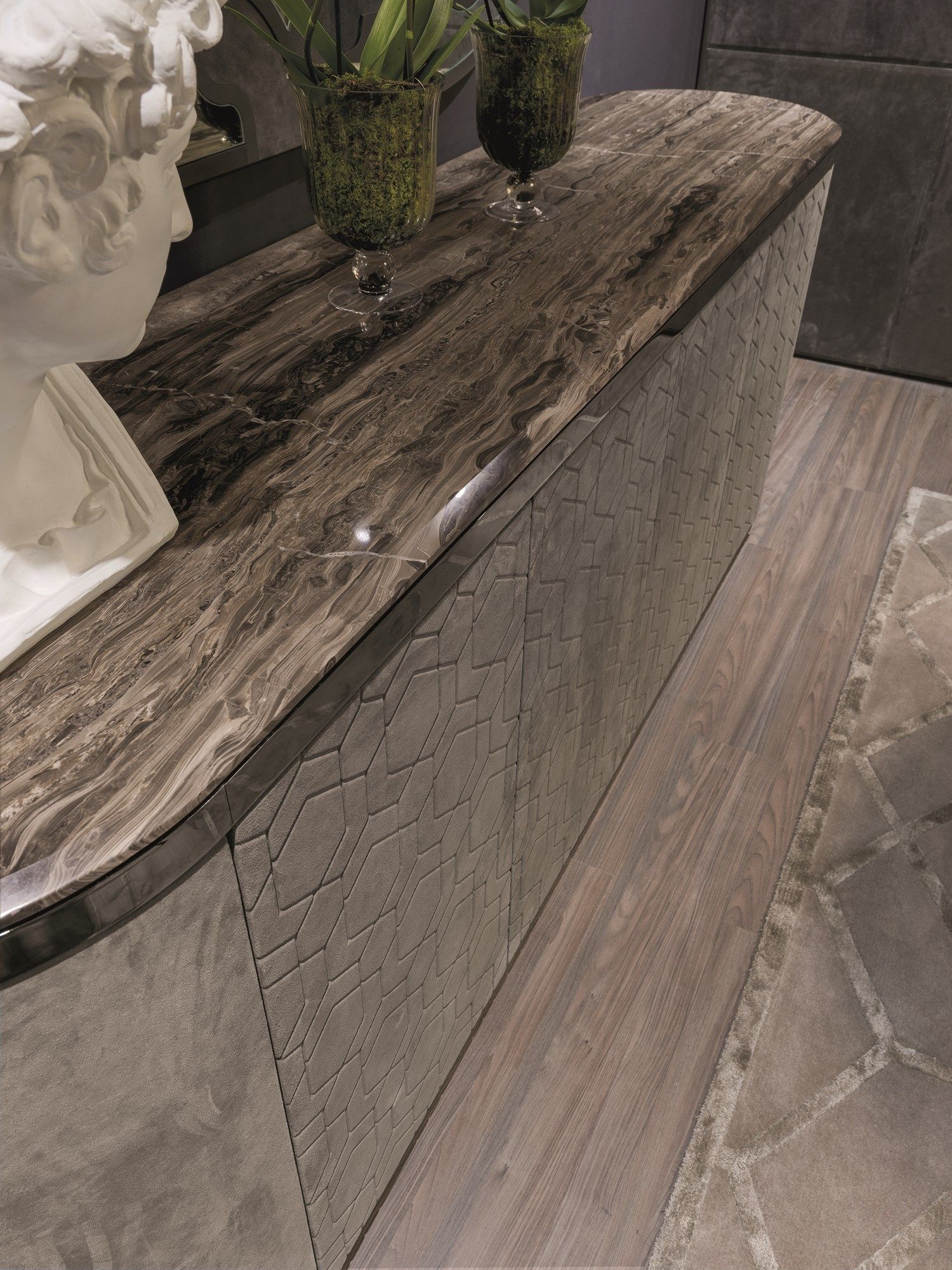 GORDON | Leather sideboard Loveluxe - Nobles Collection By Longhi ...